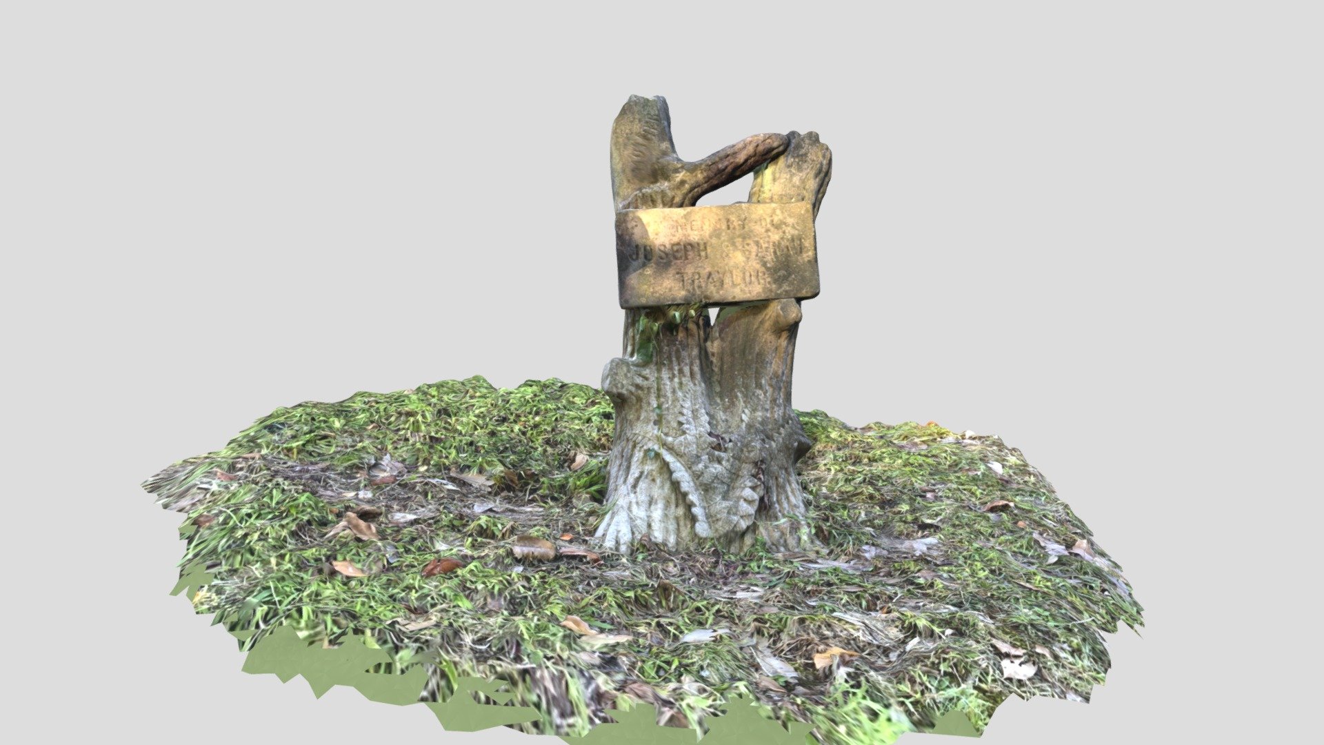 Grave Marker in Tree Form (VCU_3D_5421) - 3D model by Virtual Curation ...