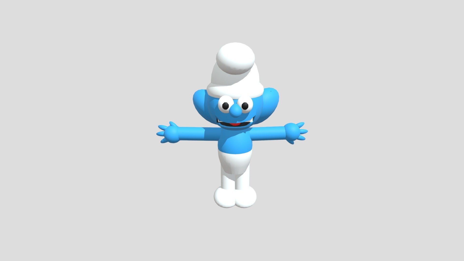 Smurf - 3D model by Peppino fnaf pizza tower (@Pingufan) [8962b42 ...