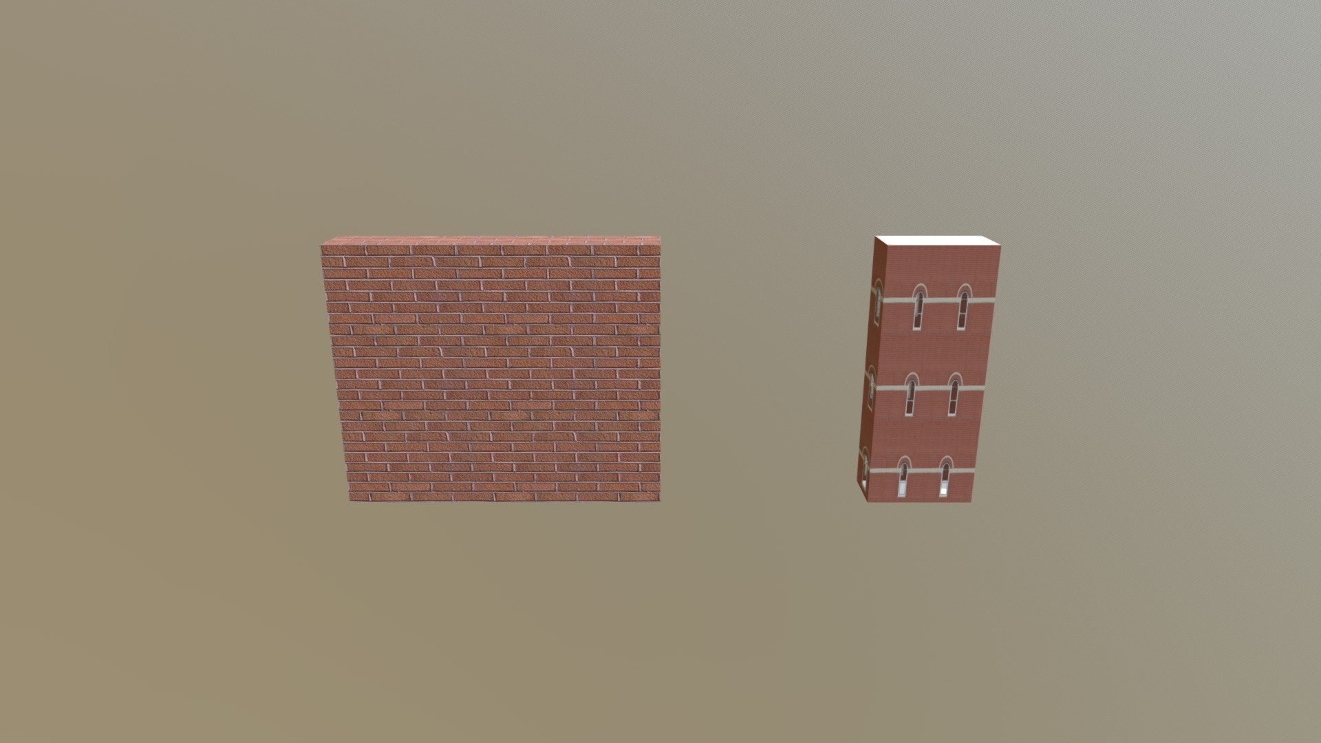 Brickwall - 3D model by konucsan [896343a] - Sketchfab