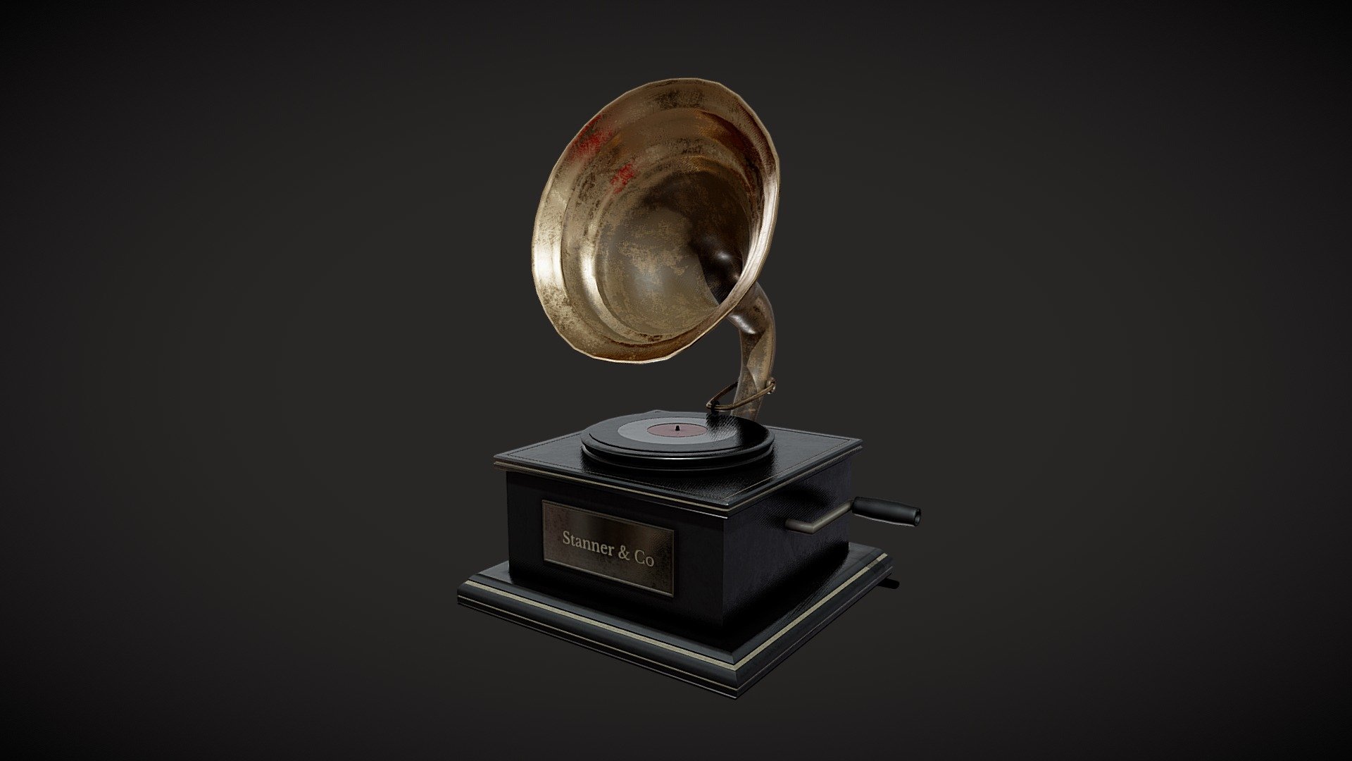 Gramophone - Download Free 3D model by dylanheyes [896398c] - Sketchfab