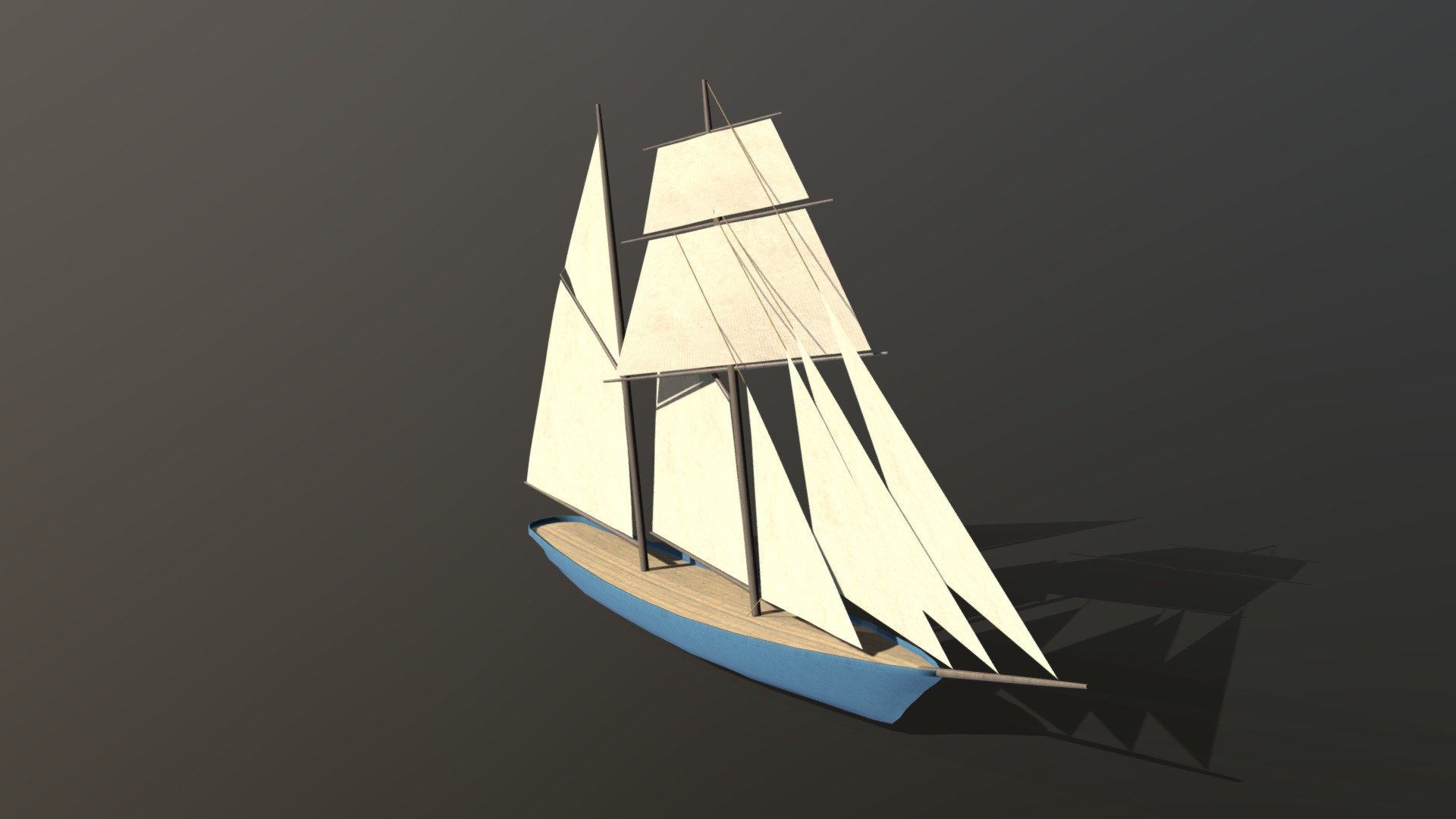 Schooner - Download Free 3D model by superslayer104 [8963ad4] - Sketchfab