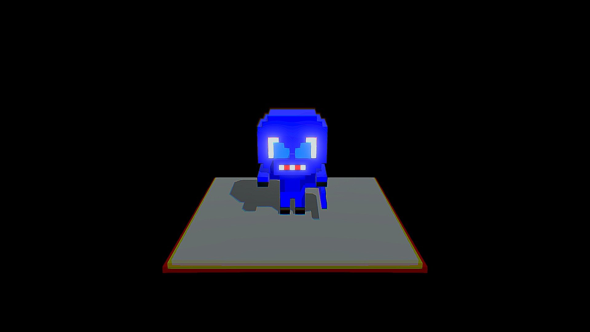 Blue Mutant Humanoid Dinosaur - Download Free 3D model by ...