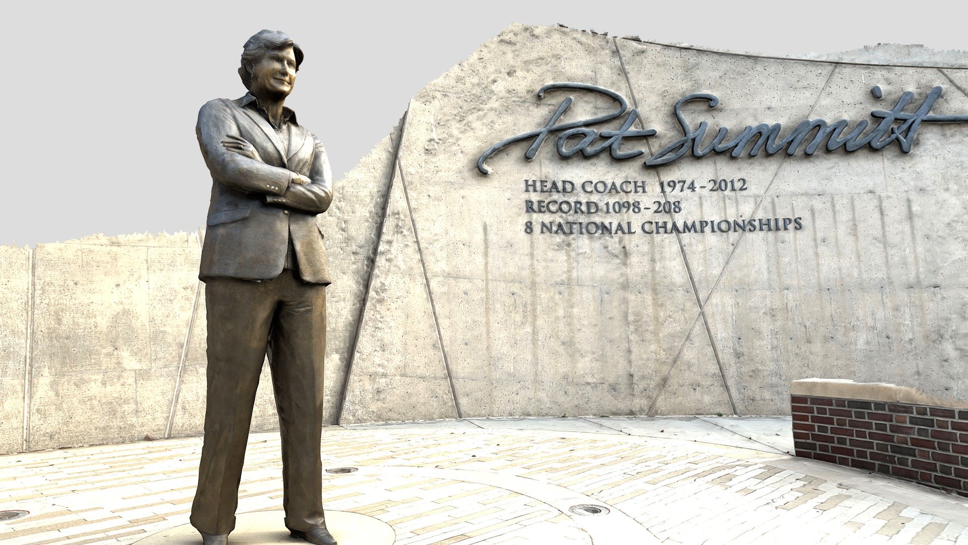 Pat Summitt - University of Tennessee statue - 3D model by netflugur ...