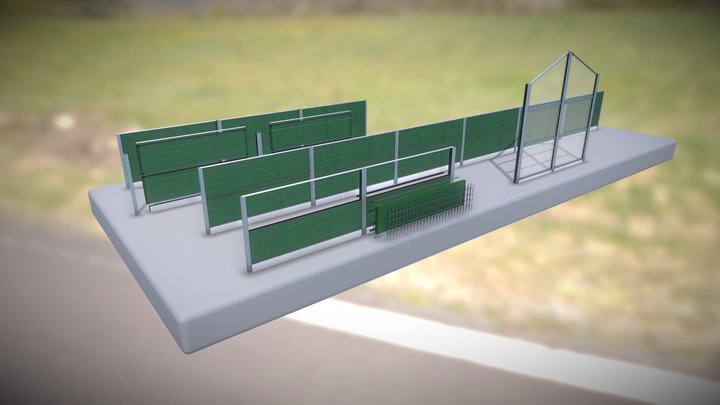 Noise-barrier 3D models - Sketchfab