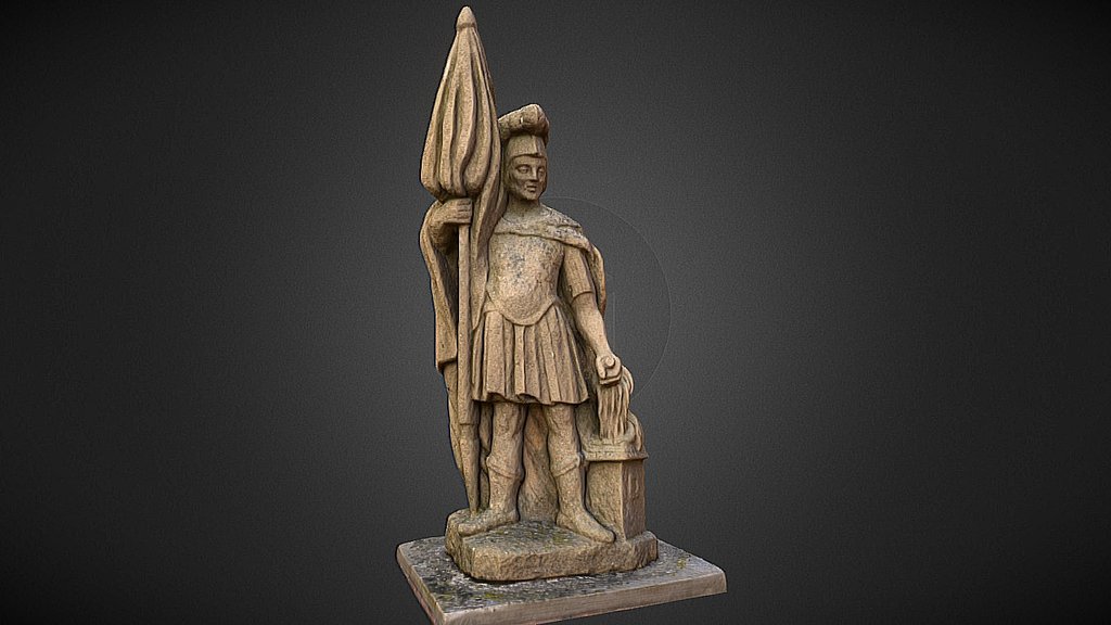 Sculpture of St.Florian - 3D model by jan.zachar [89660bc] - Sketchfab