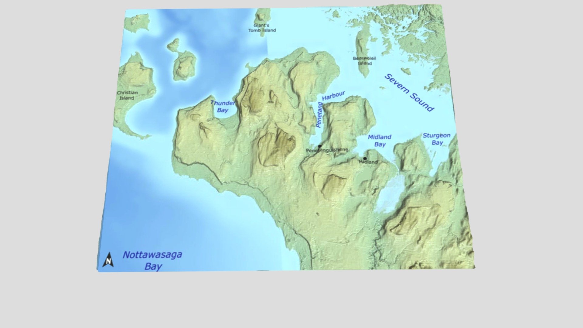Penetang Peninsula - 3D model by UTSC DPES (@Daxberger) [89669d6 ...