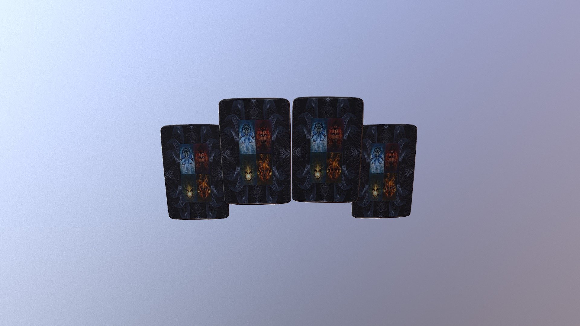 card deck - 3D model by Noureen [8968a28] - Sketchfab