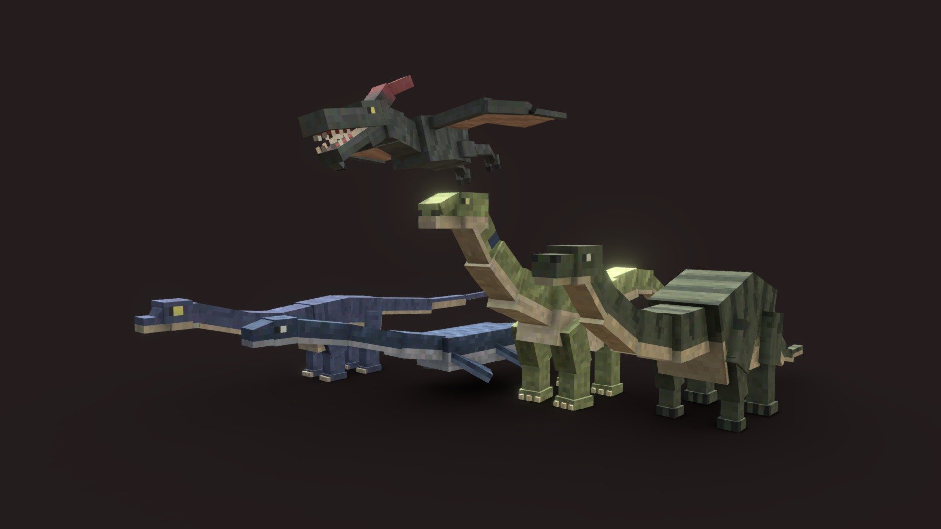 Dinosaurs 4 - 3D model by Mladen (@mladen123) [8968fb7] - Sketchfab