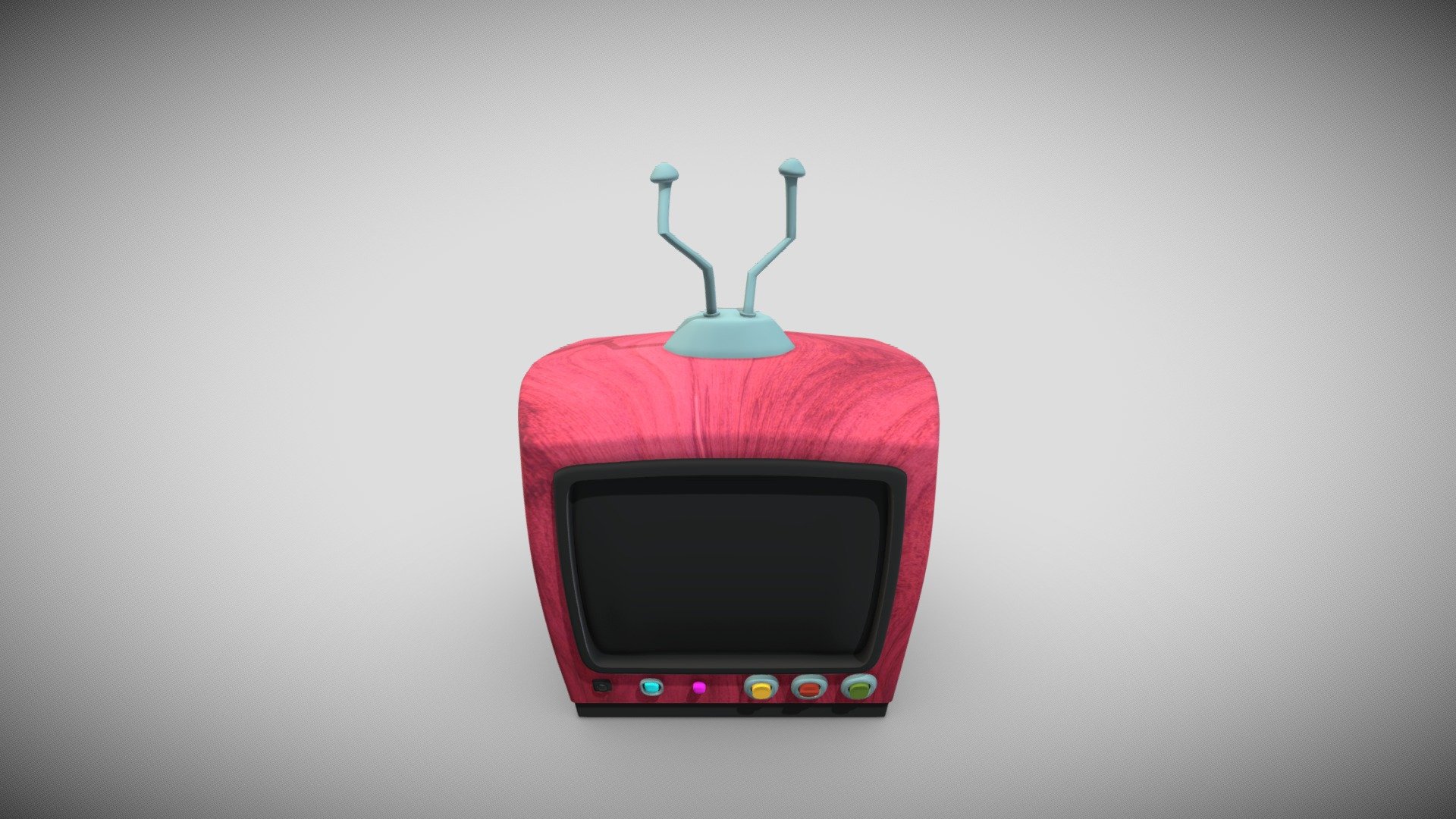 Retro TV - 3D model by CarlosVGu [8969179] - Sketchfab