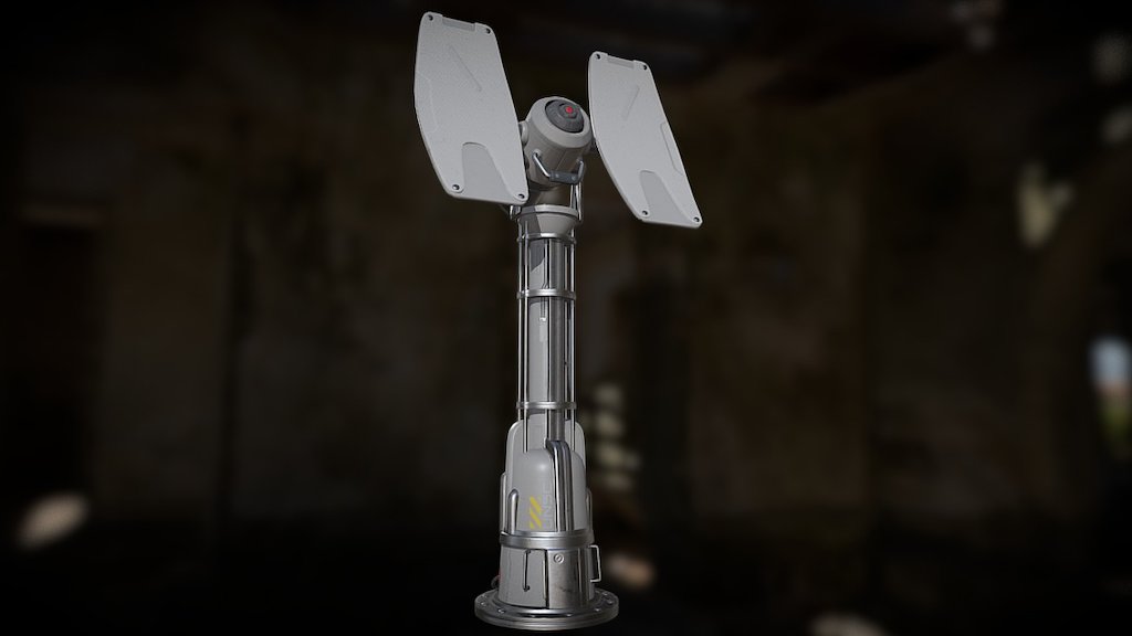 UNSC Comm Tower - 3D model by kbrom3d [8969912] - Sketchfab