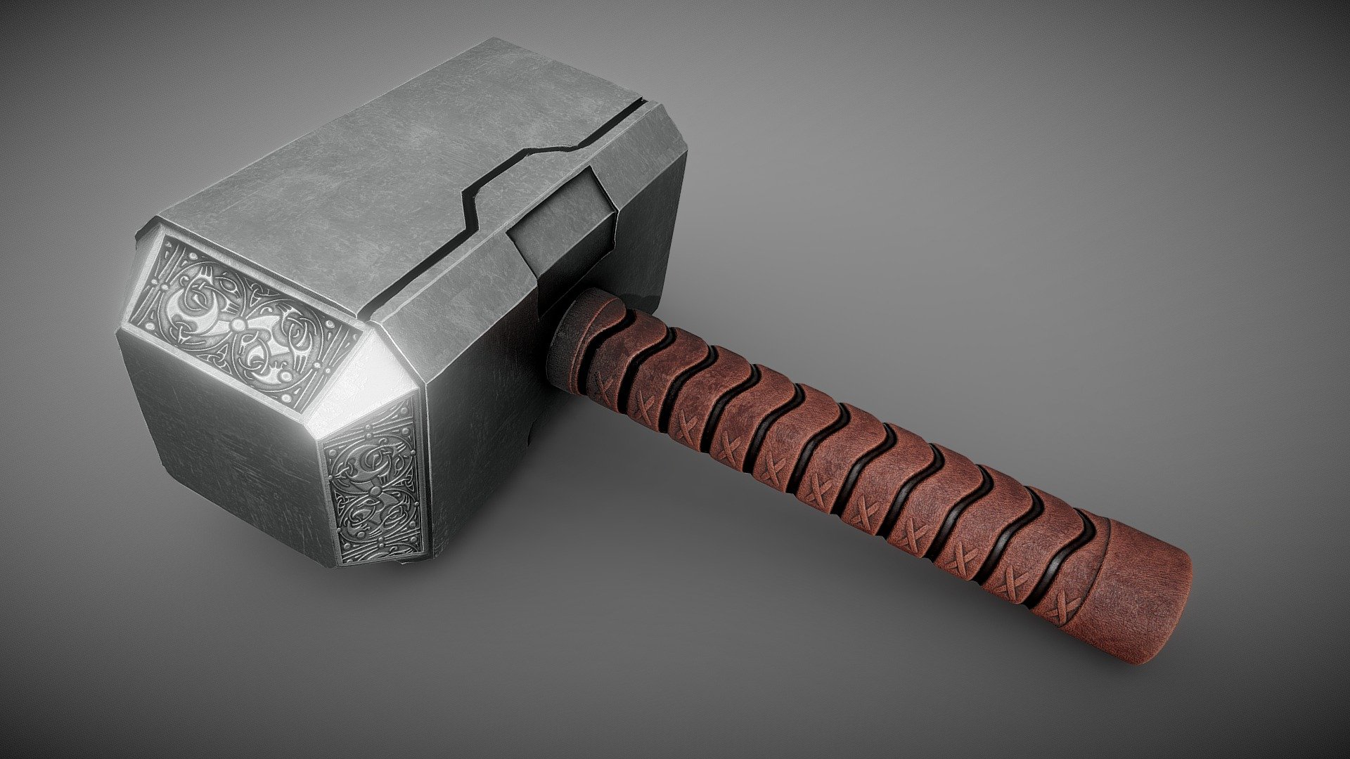 Mjolnir - Download Free 3D model by Milacetious [896b338] - Sketchfab