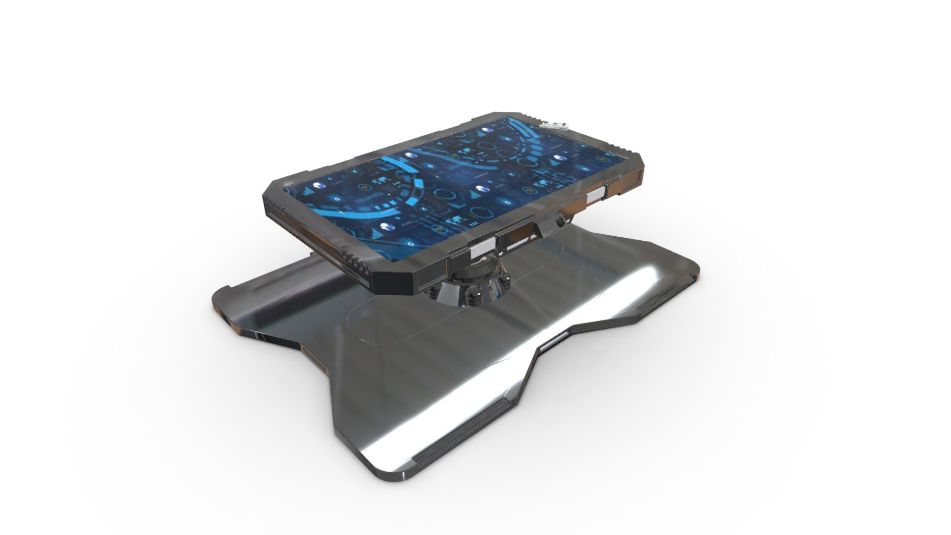 Sci-fi Table - Download Free 3D model by mohamed ouartassi ...