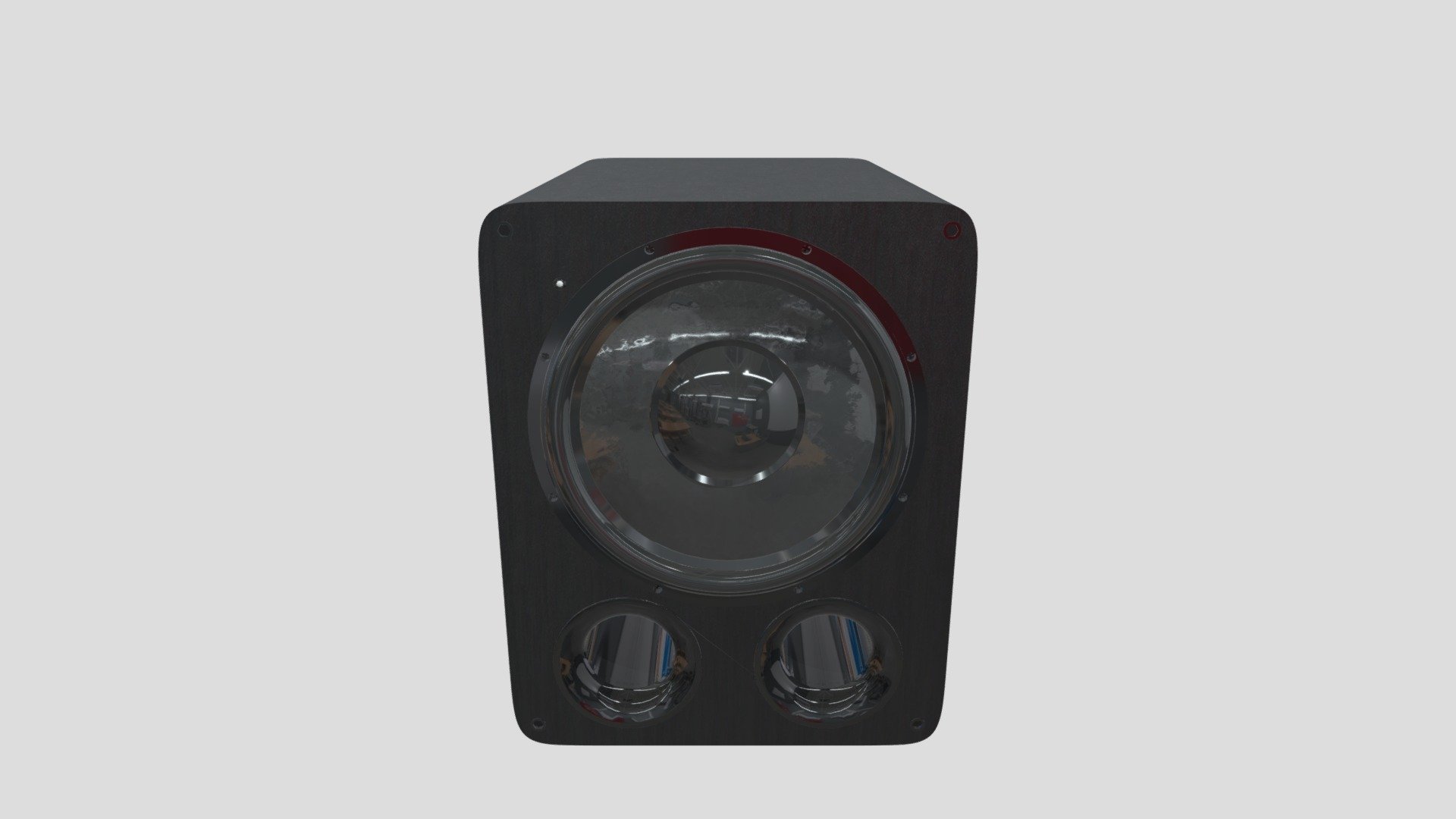 Sub Ported Speaker - Download Free 3D model by ASP ...