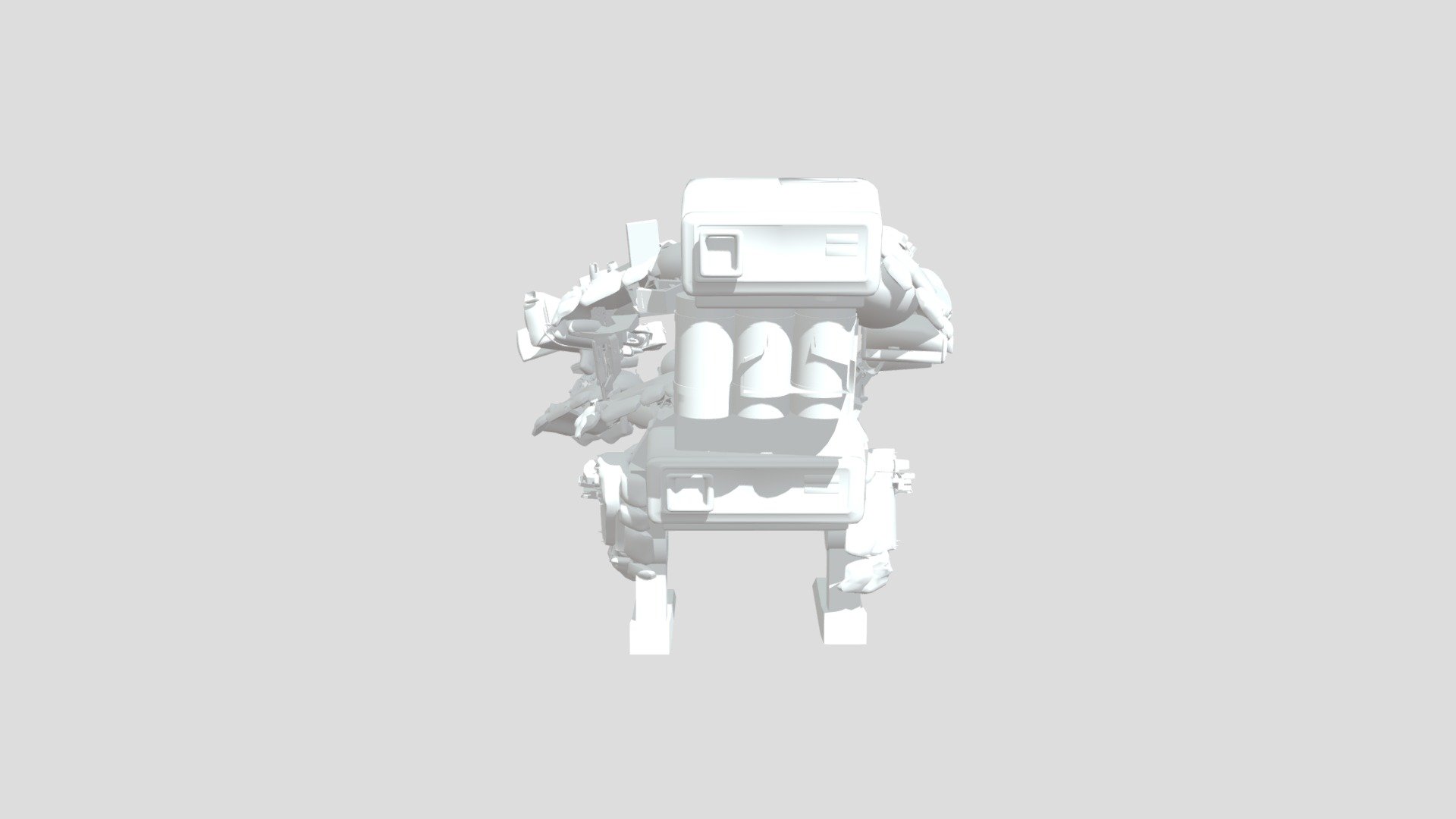 Mech Cameraman - Download Free 3D model by AspAscon3D (@Arrogant3DAsp ...