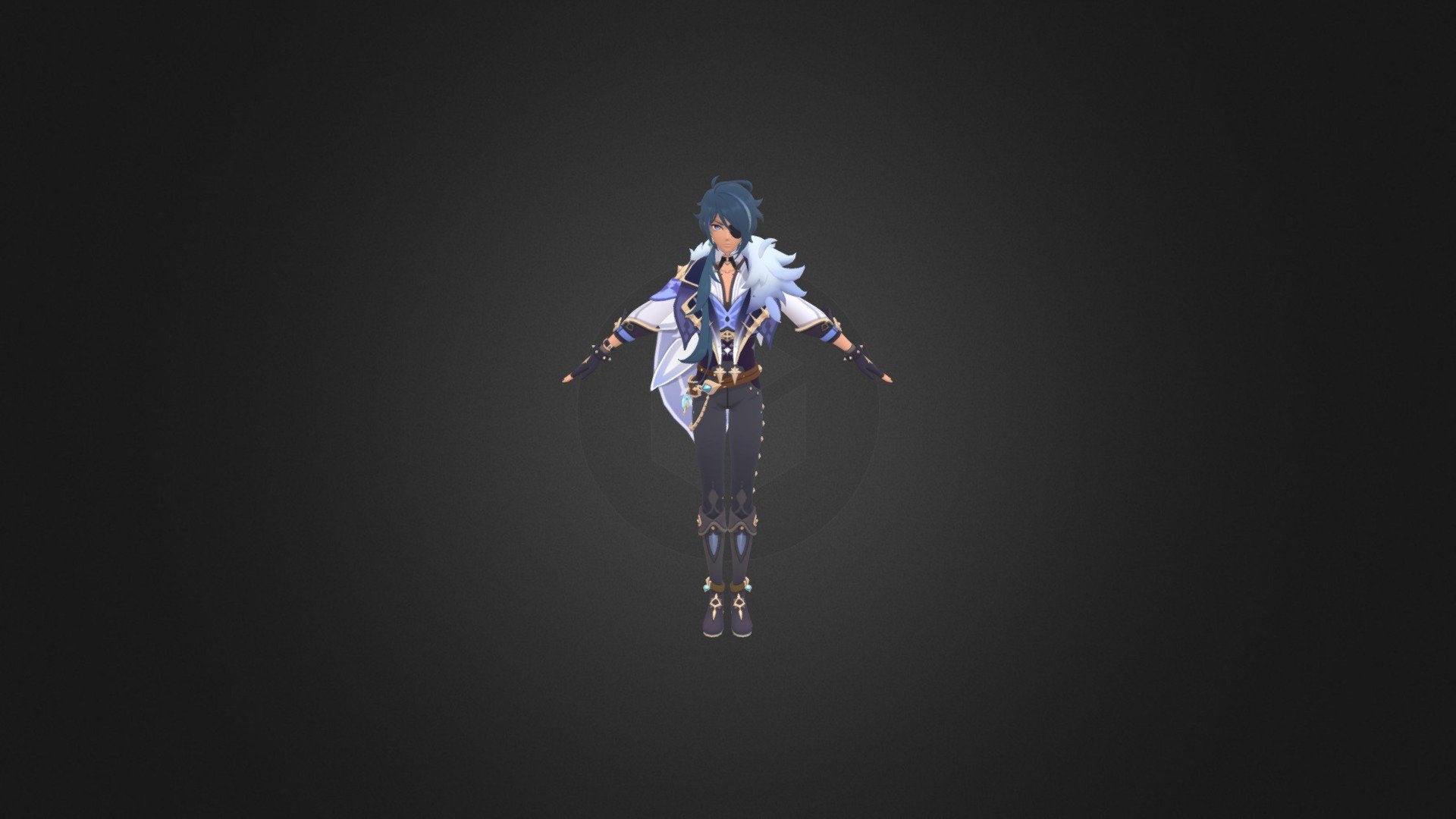 Genshin Impact = Kaeya - Download Free 3D model by archiveblue51121 ...