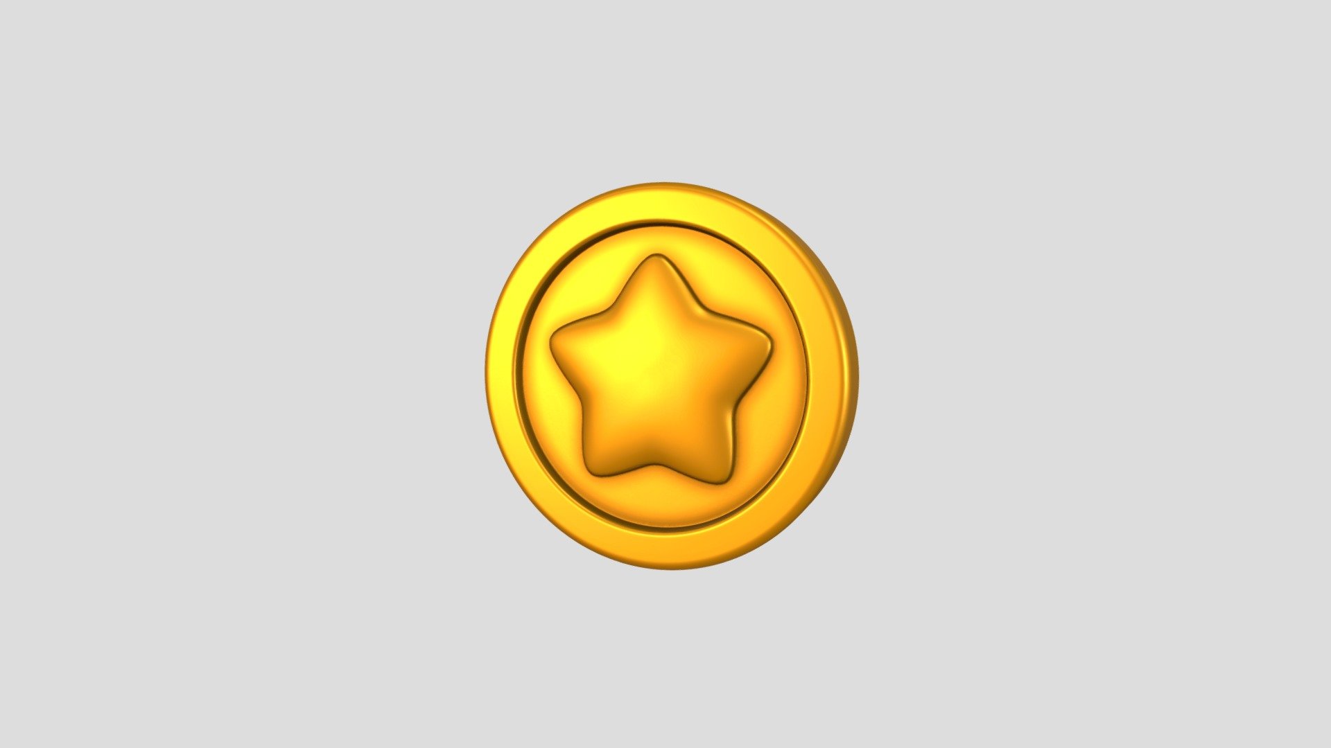 Print005 Coin Star - Buy Royalty Free 3D model by BaluCG [8971a84 ...