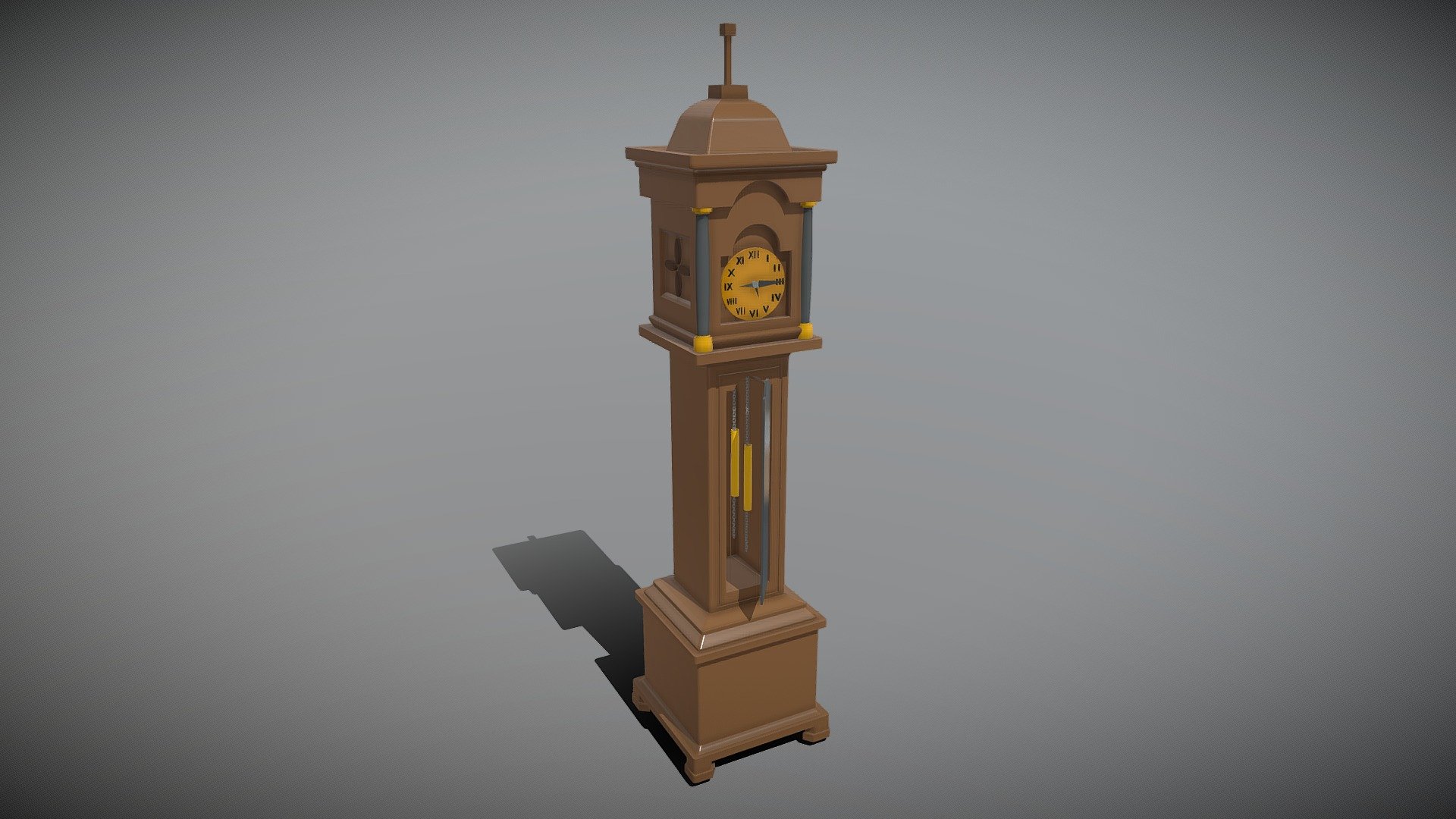 Reloj De Pendulo - Download Free 3D model by José (@nirck25) [89736ab ...