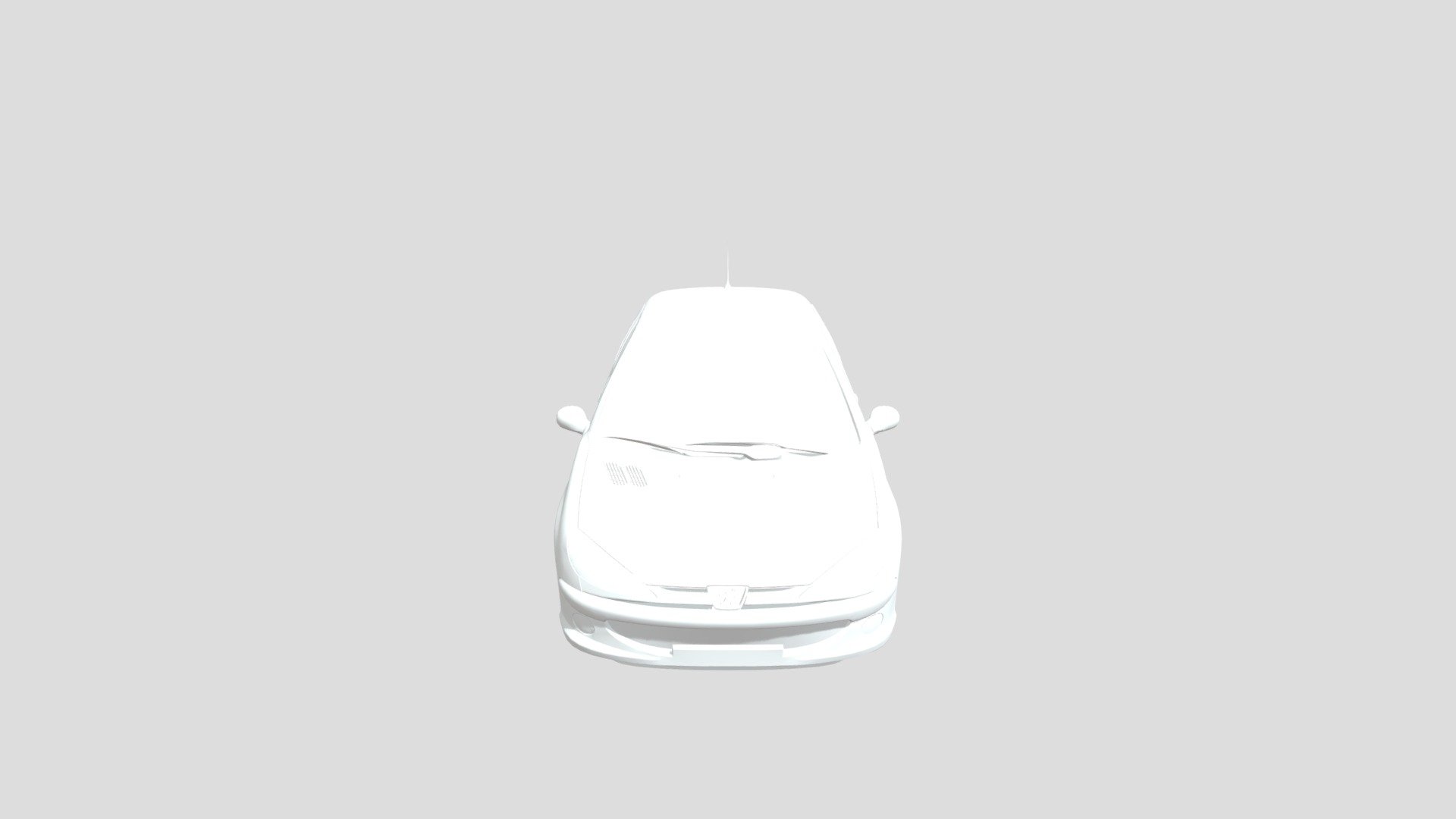 Peugeot-206 - 3D model by daniyelo (@m.daniyali67) [8974331] - Sketchfab