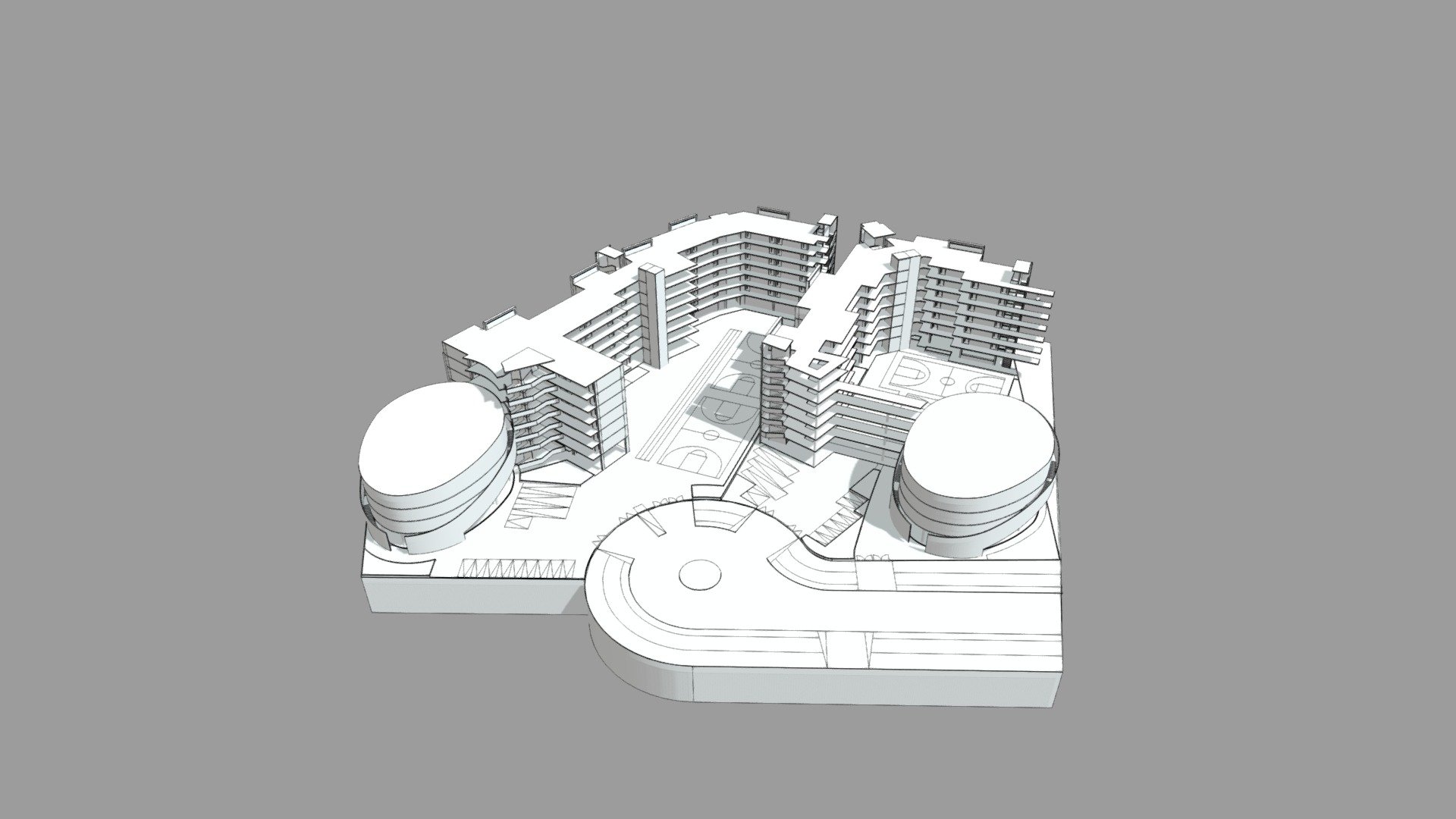 ASD Scheme 1 Massing - Download Free 3D model by barrieho [89770f0 ...