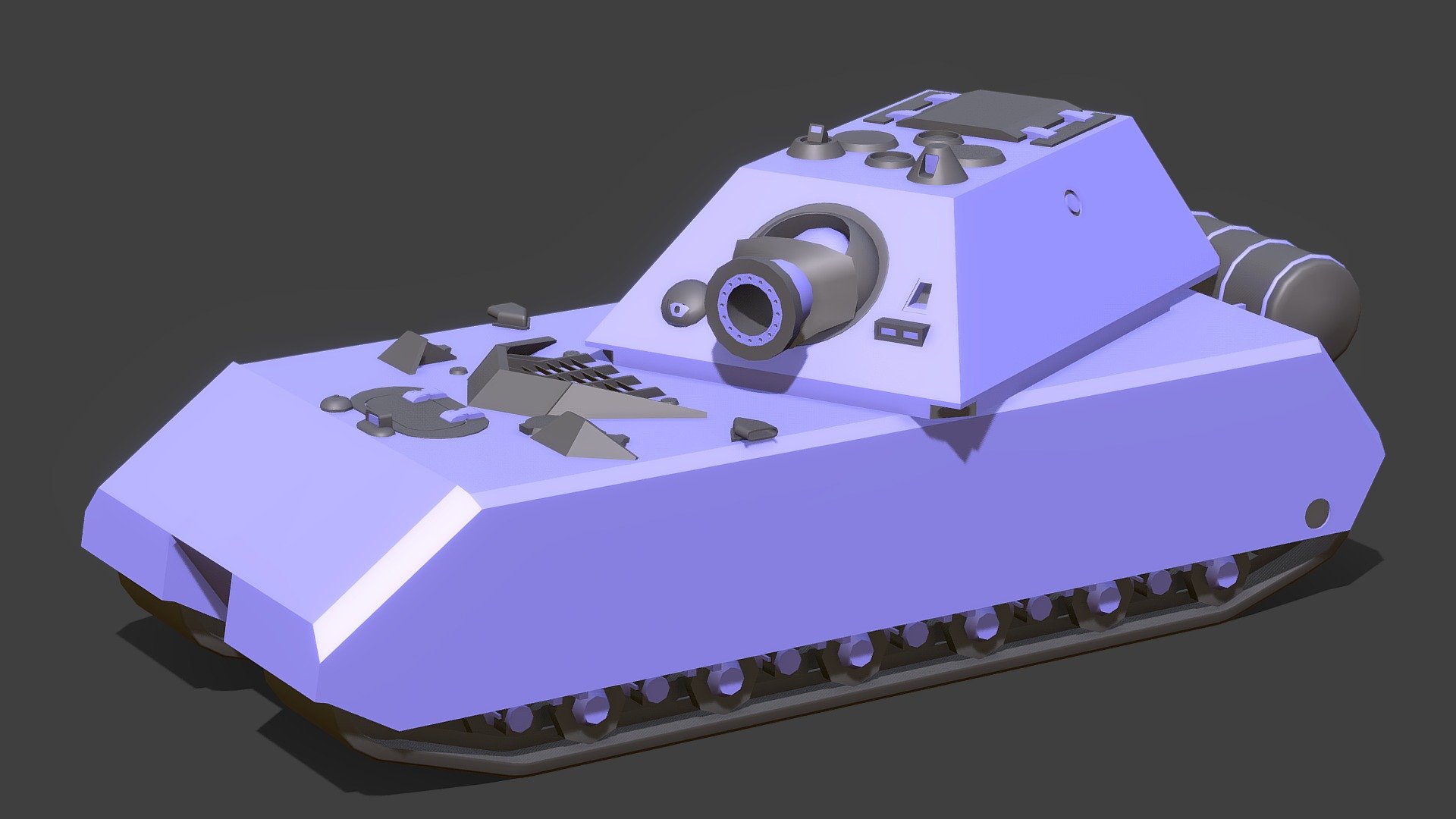 Sturmmörser Maus - 3D model by L.u.X [8977f02] - Sketchfab
