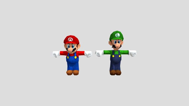 Mario 3D models - Sketchfab