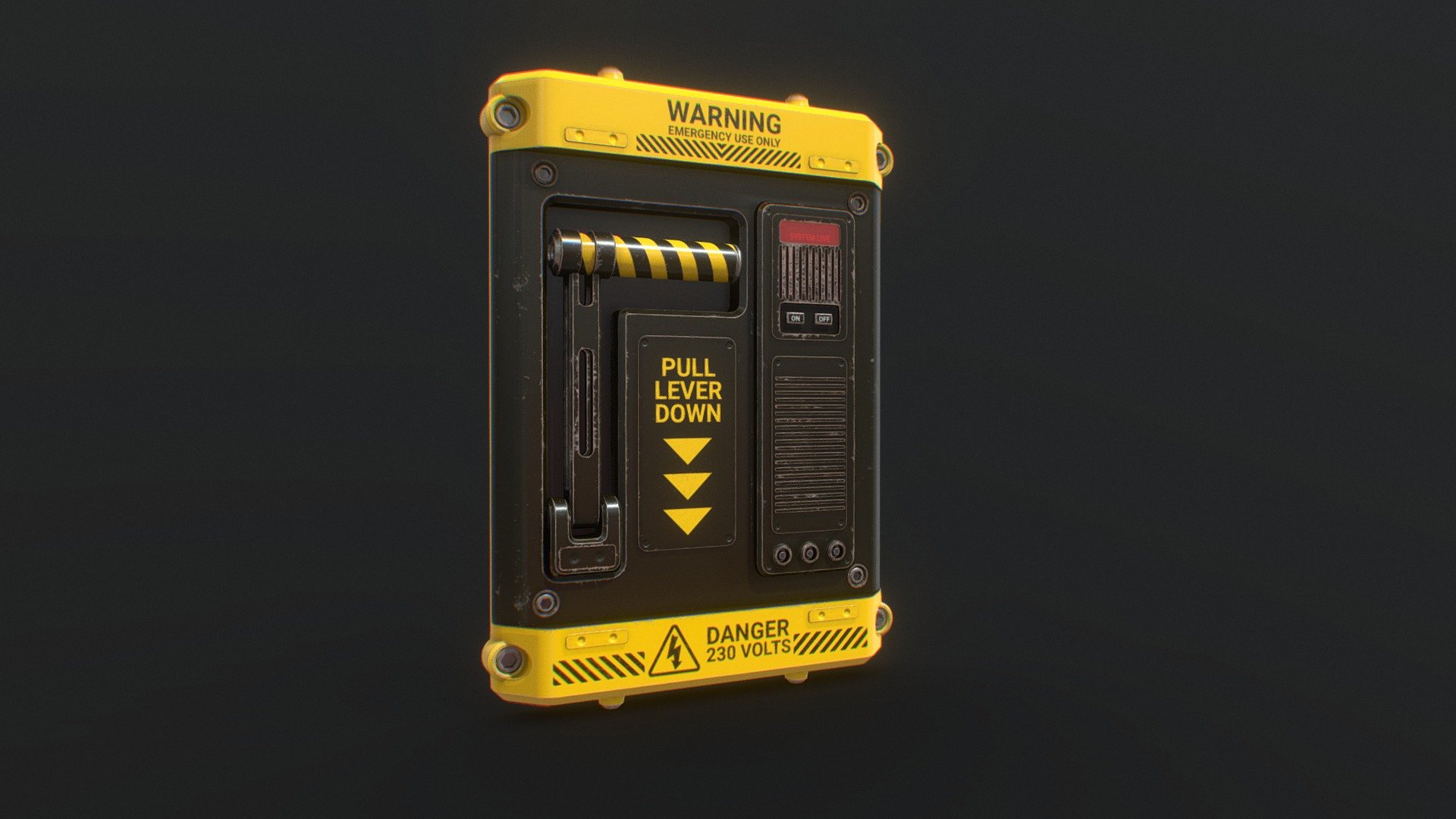 Factory lever switch - Buy Royalty Free 3D model by robertrestupambudi ...
