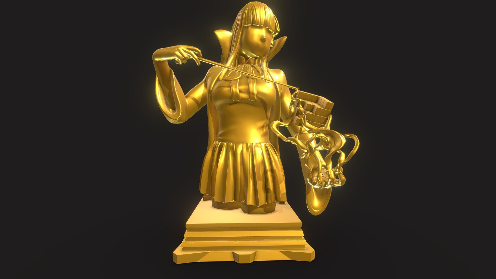 Fate GrandOrder Moon Cancer Class Chess Piece - Buy Royalty Free 3D ...