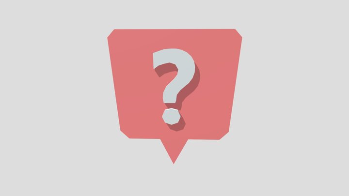 Questionmark 3D models - Sketchfab