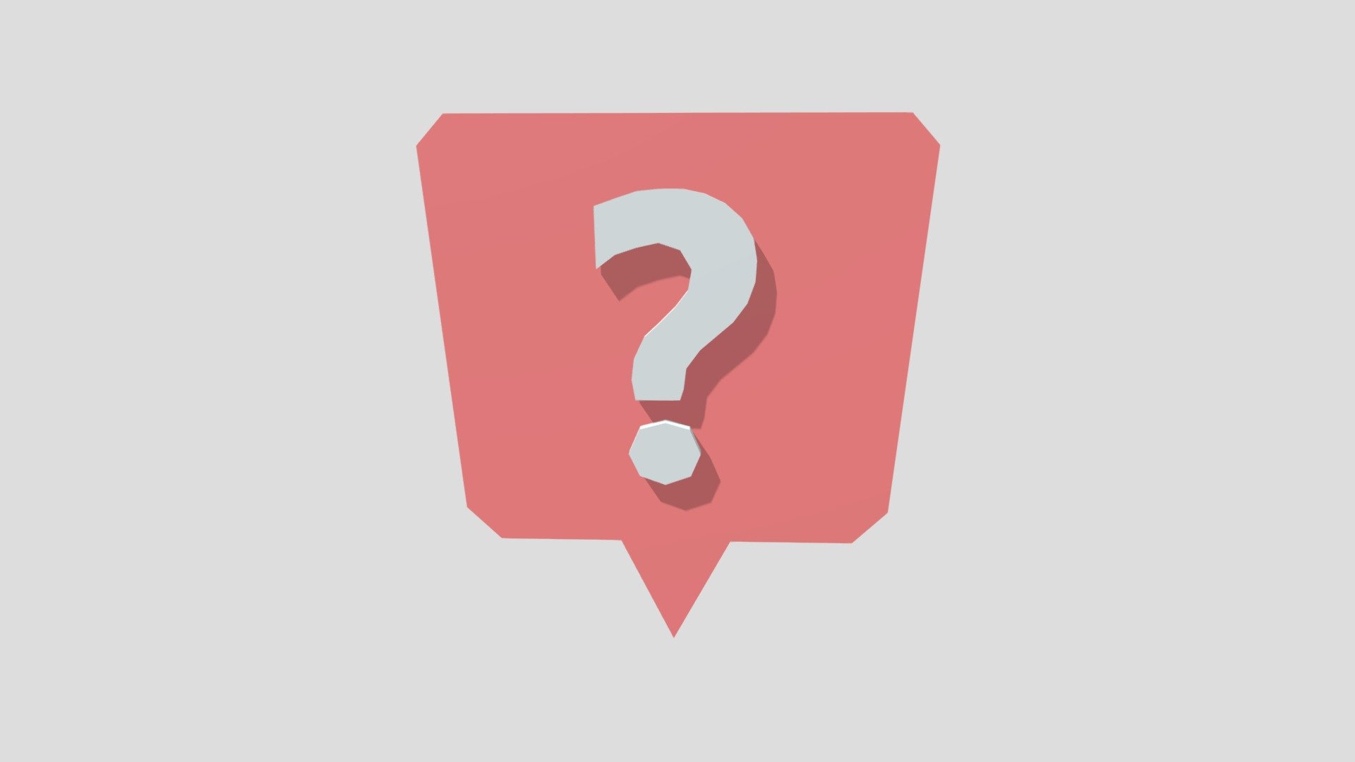 Quiz question mark - 3D model by crunchwrap [897ddef] - Sketchfab