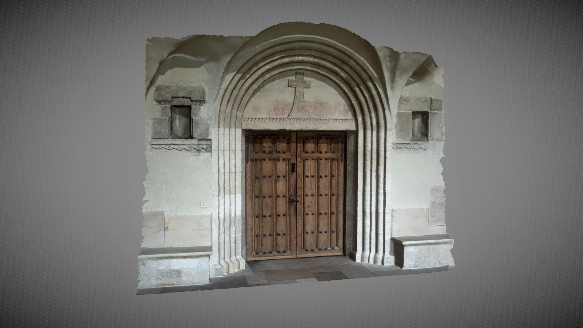 Rochefort - Church Gate - Download Free 3D model by Geoffrey Marchal ...