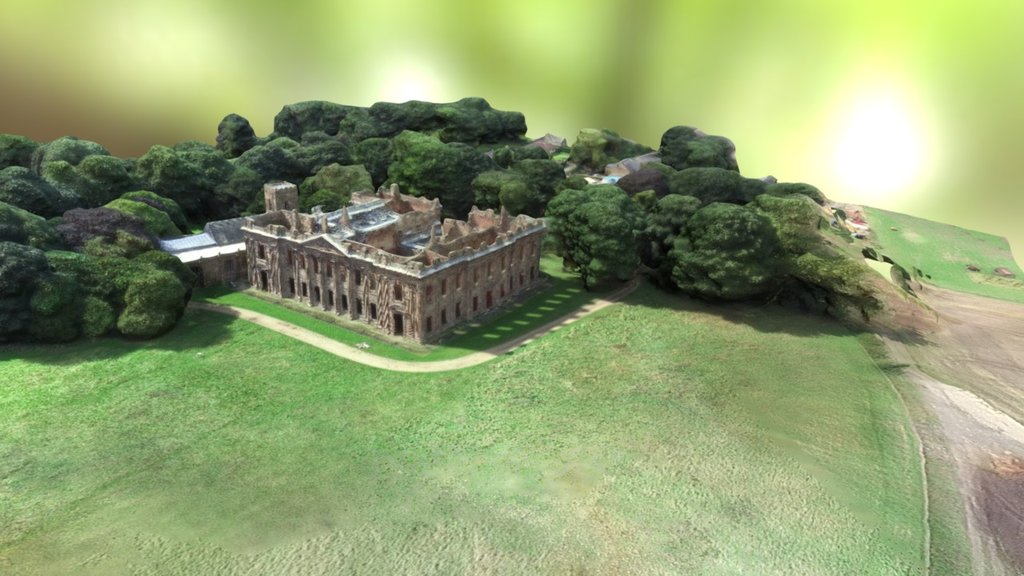 Sutton Scarsdale Hall - 3D model by nigelcoxon [897f671] - Sketchfab