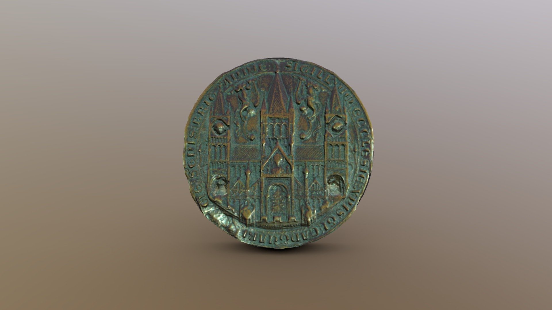 Test Medallion - 3D model by Mount Royal University Library ...