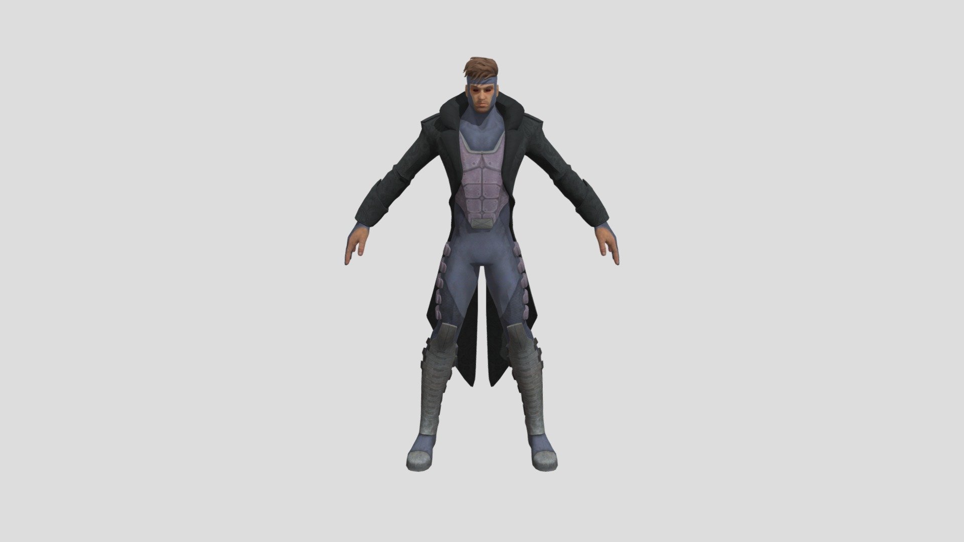 Remy Lebeau Gambit - Download Free 3D model by Tigerar1 ...
