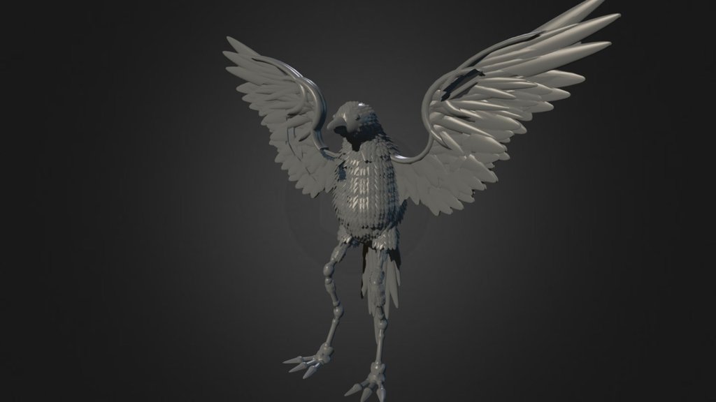 Old Raven - 3D model by berusad.tomte [8980ec9] - Sketchfab