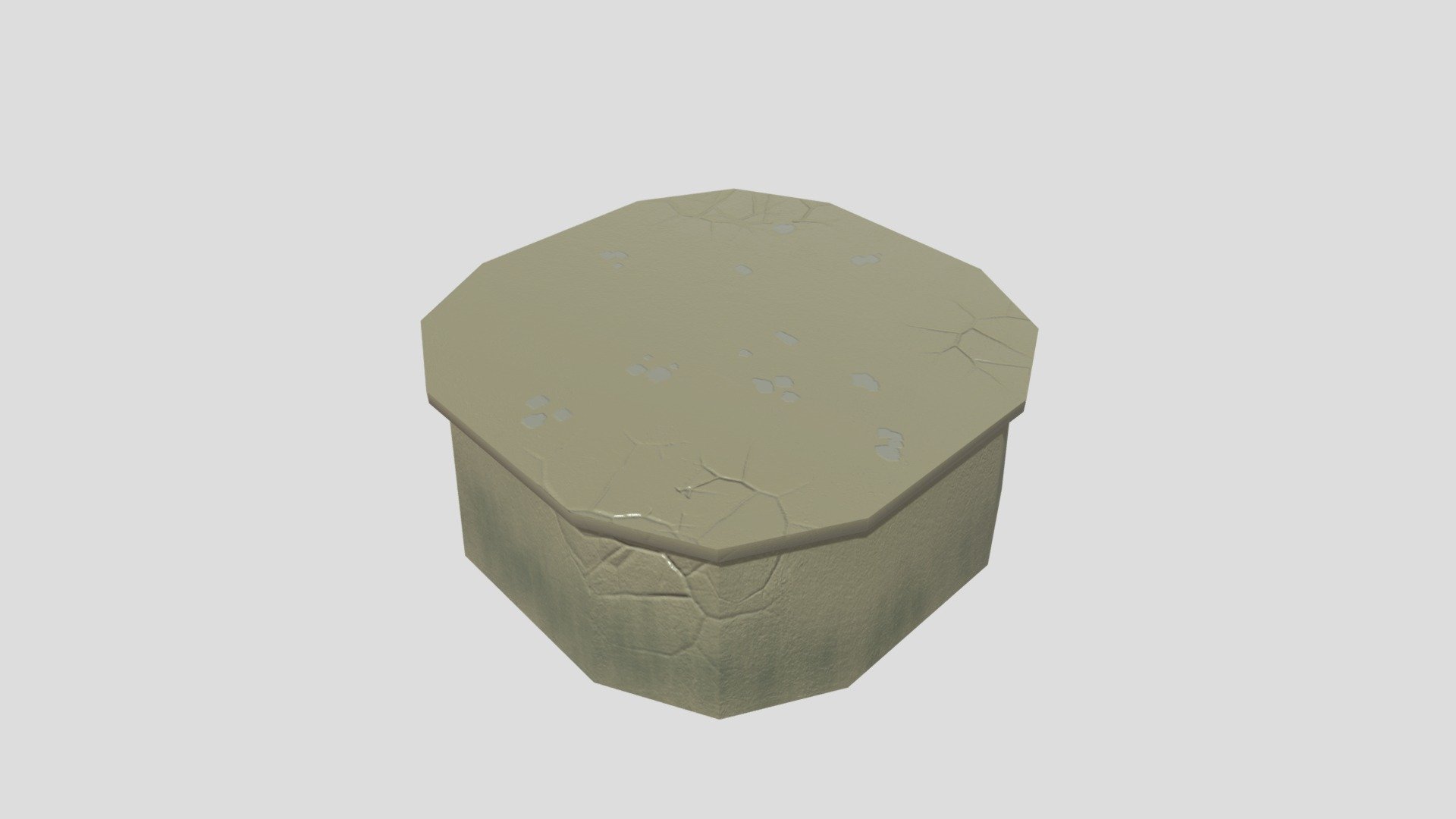 Round Platform Tall (texture & model) - Download Free 3D model by ...