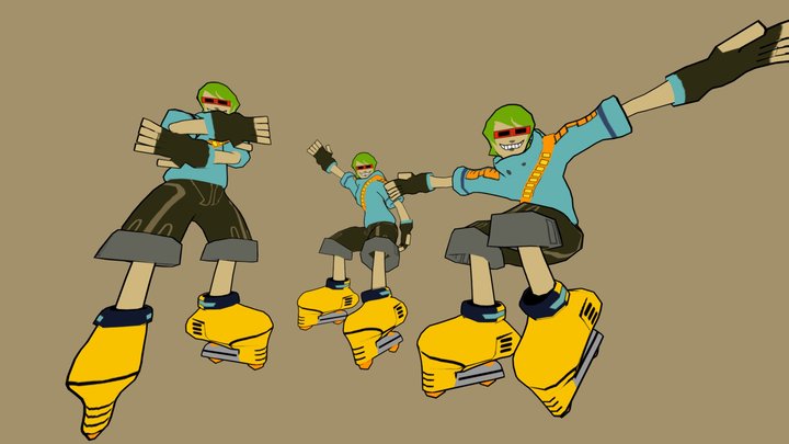 Jetsetradio 3D models - Sketchfab