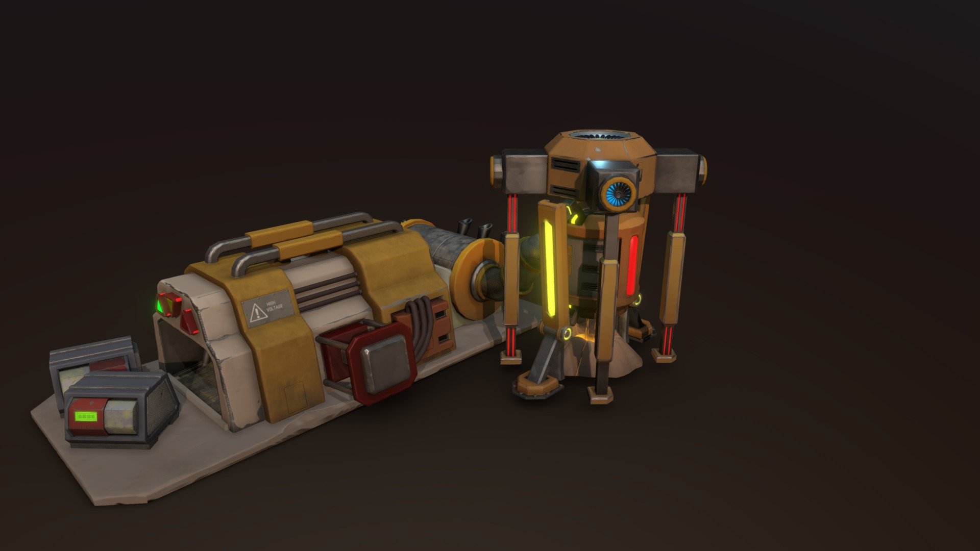 Volcanic Sulfur Mine - 3D model by Thomas Jenner (@Thomas_Jenner ...