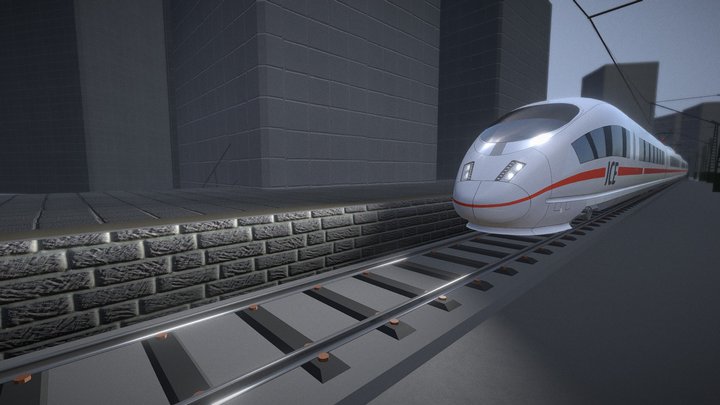 Intercity-express-underground-test-drive 3D models - Sketchfab