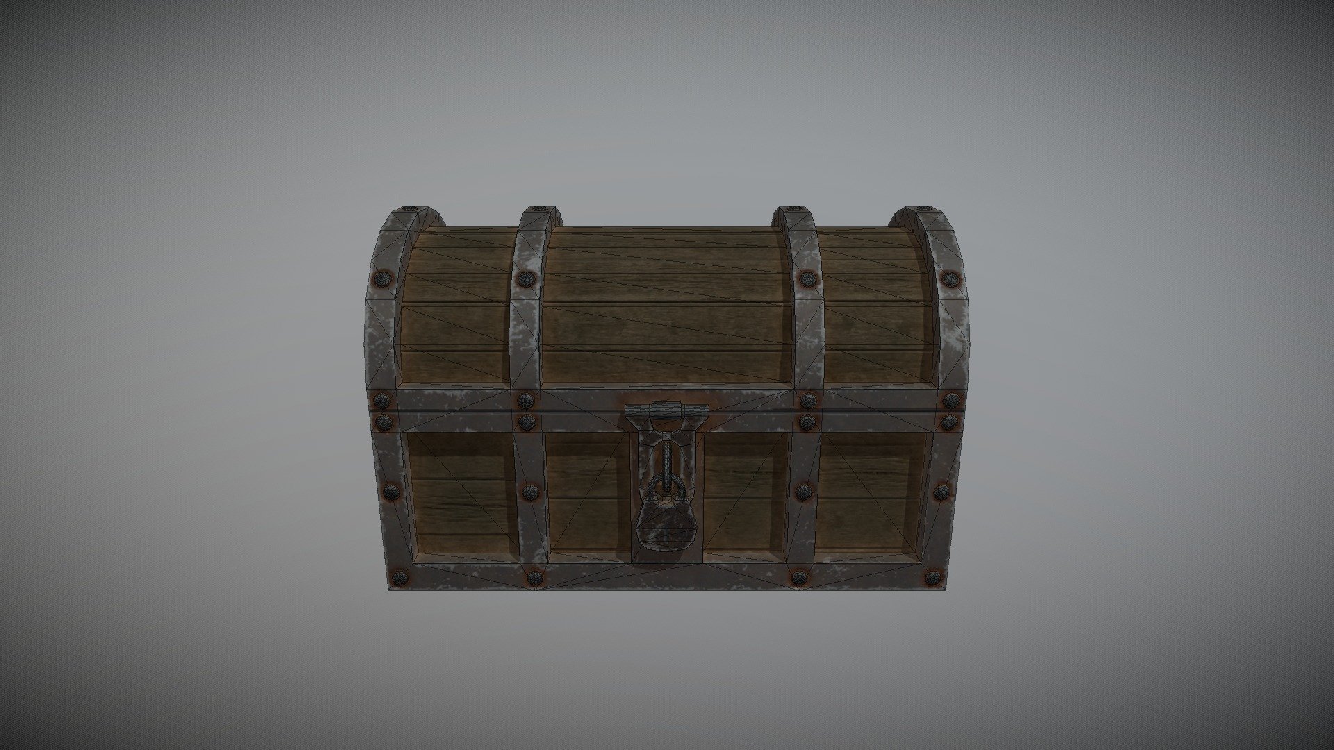 Low Poly Chest - 3D model by olk3258 [8985c9f] - Sketchfab