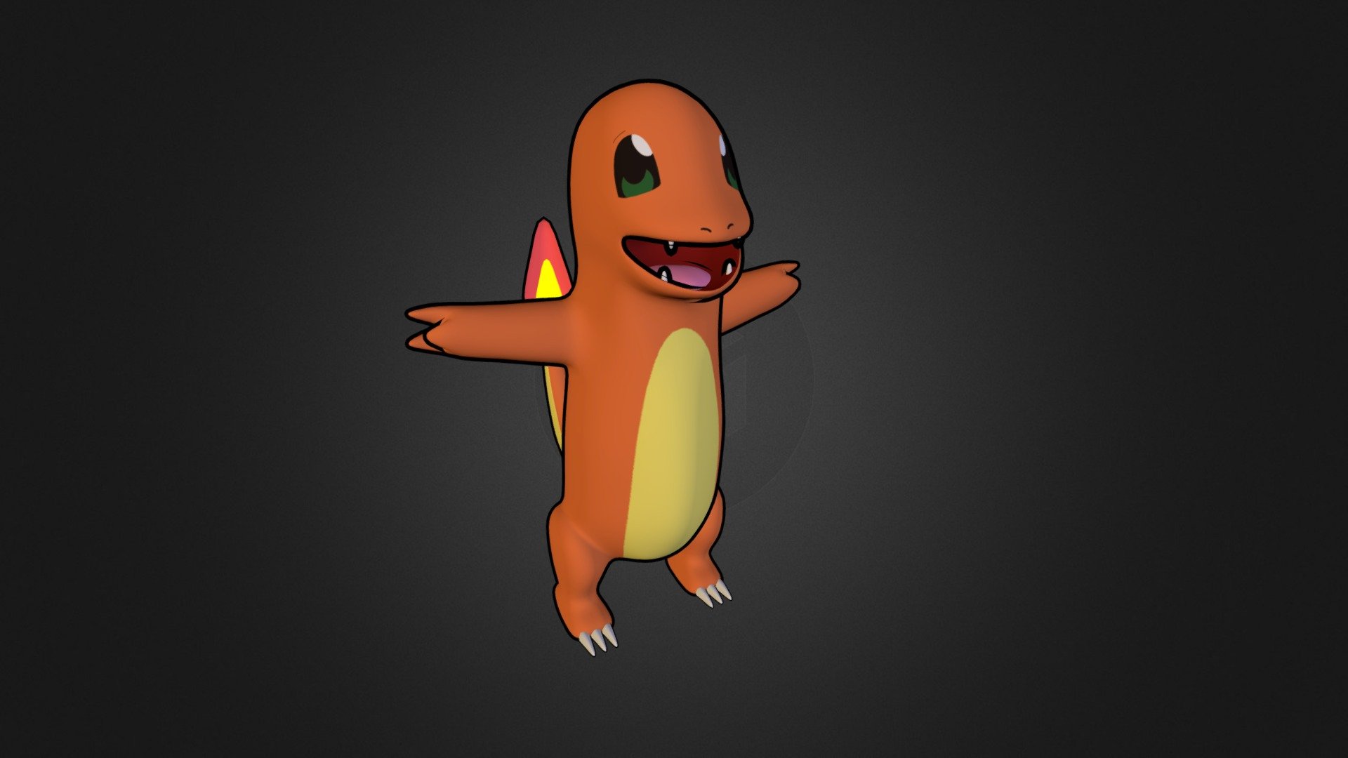 Charmander - 3D model by jroig24 [89862a4] - Sketchfab