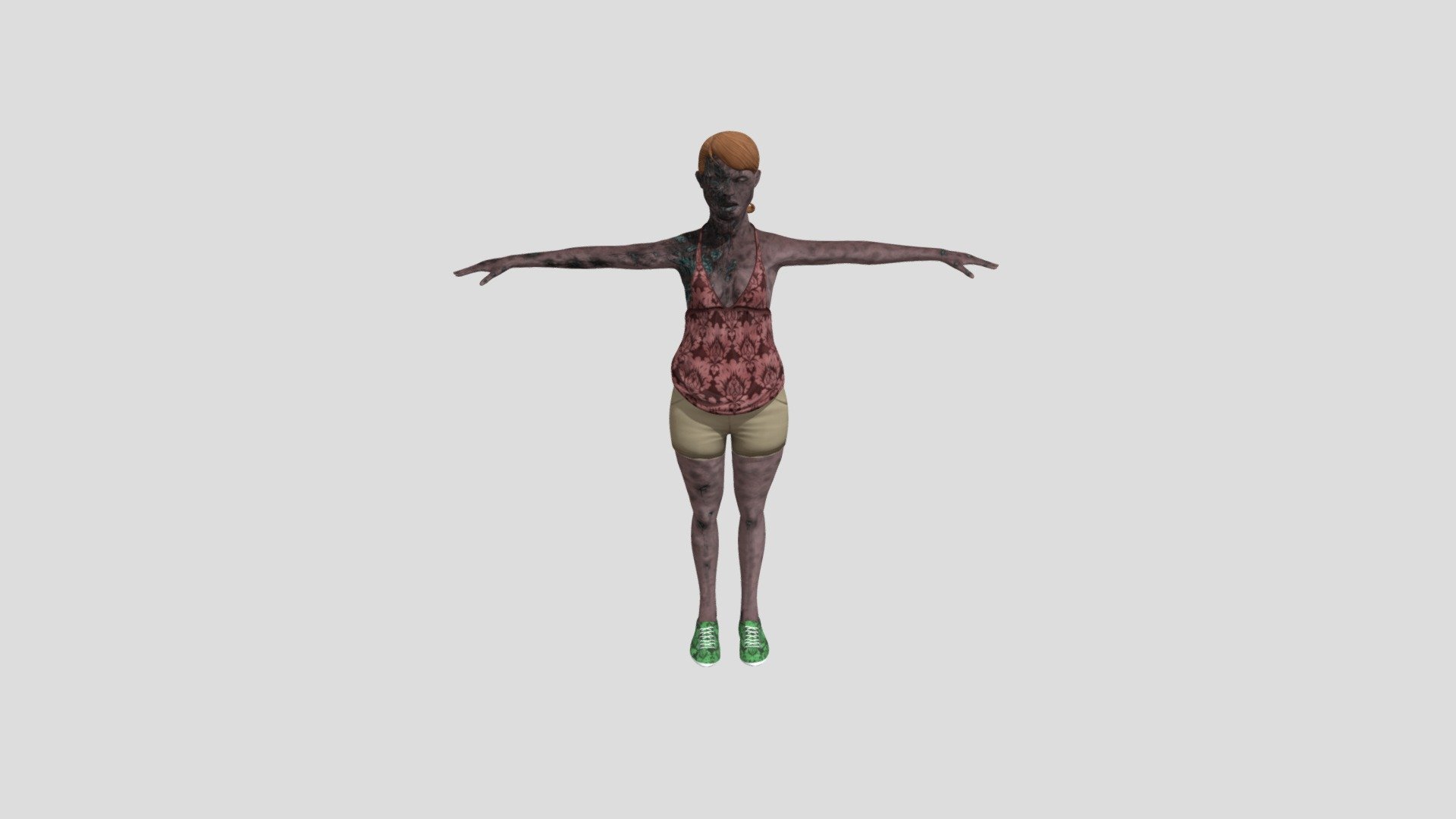 laos Black Female Zombie - 3D model by LAOMUSIC ARTS (@laomusicArts ...
