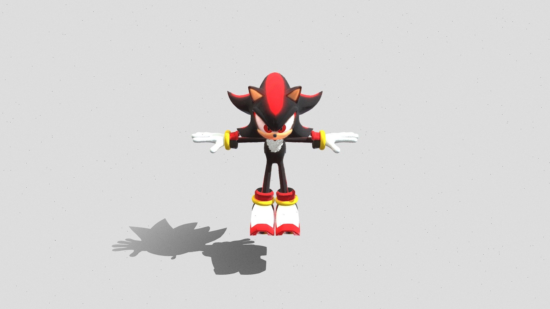 Shadow The Hedgehog (team sonic racing) - Download Free 3D model by ...