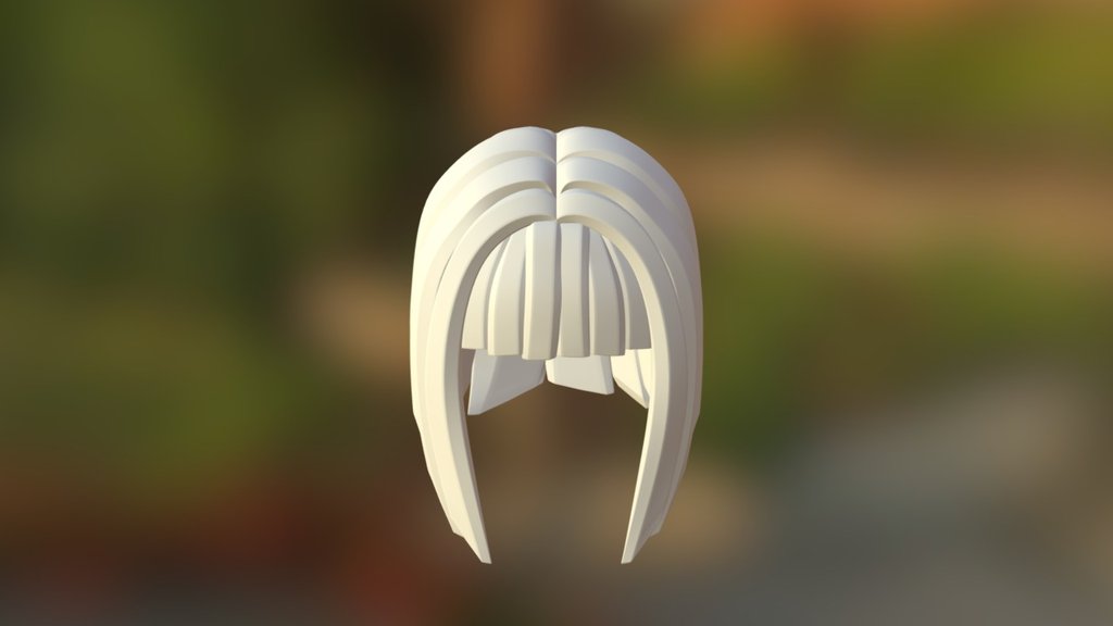 Bob Style Hair - 3D model by trak74 [8988318] - Sketchfab