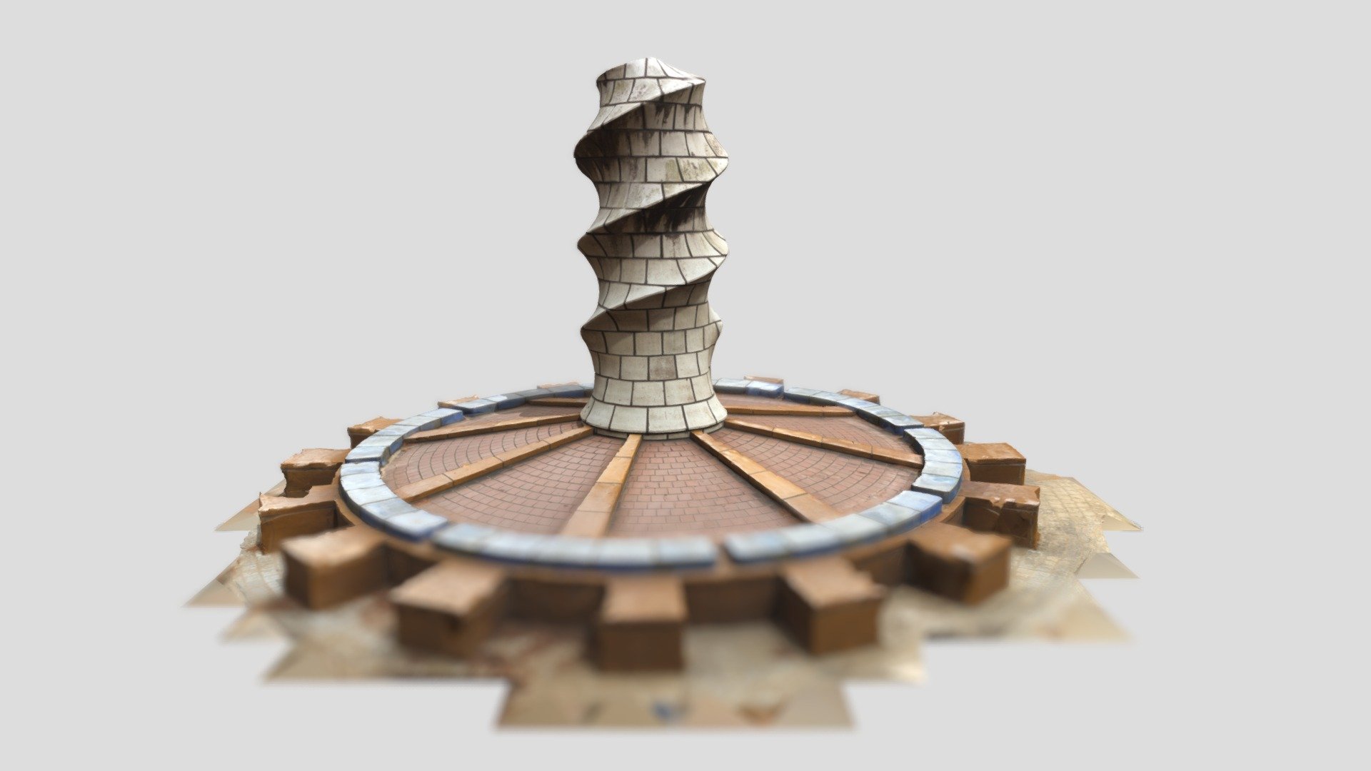 A object in a park - Download Free 3D model by basilspider [898895c ...