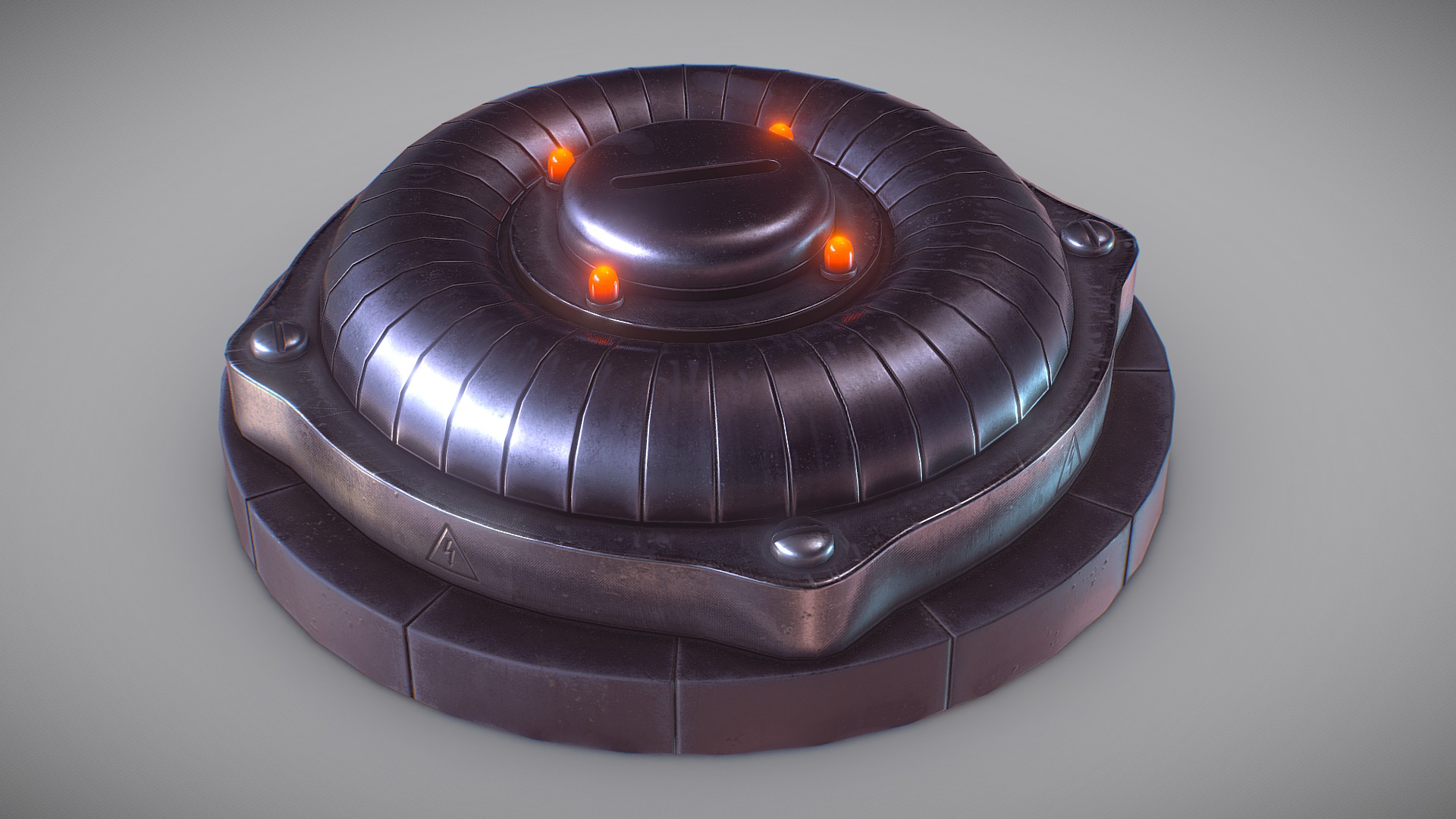 Fanart - Fallout 3 - Pulse Mine - 3D model by Sebastian Irmer ...