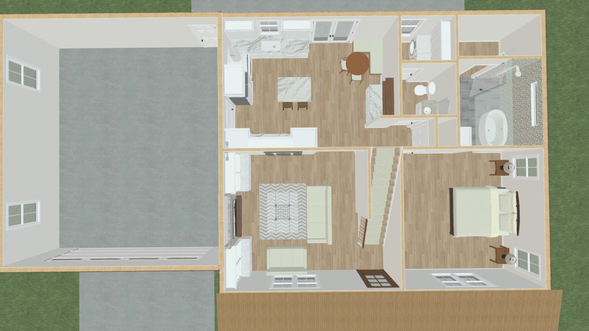Idea 1 1st Floor - 3D model by OakBridge Development (@oakbridge) [8988f3c] - Sketchfab