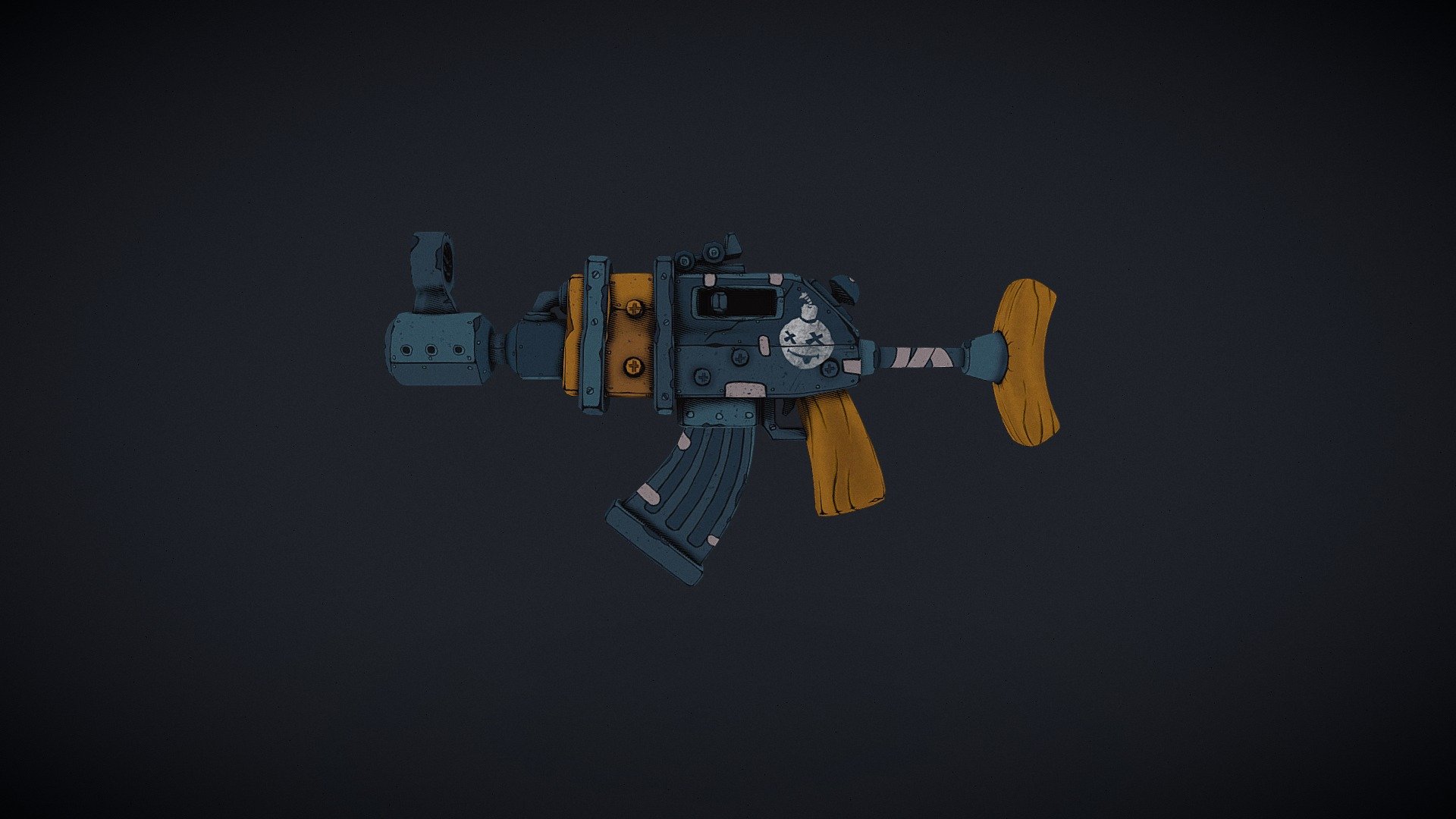 Gun - Download Free 3D model by Eugene Panikhin (@eugenepanikhin ...