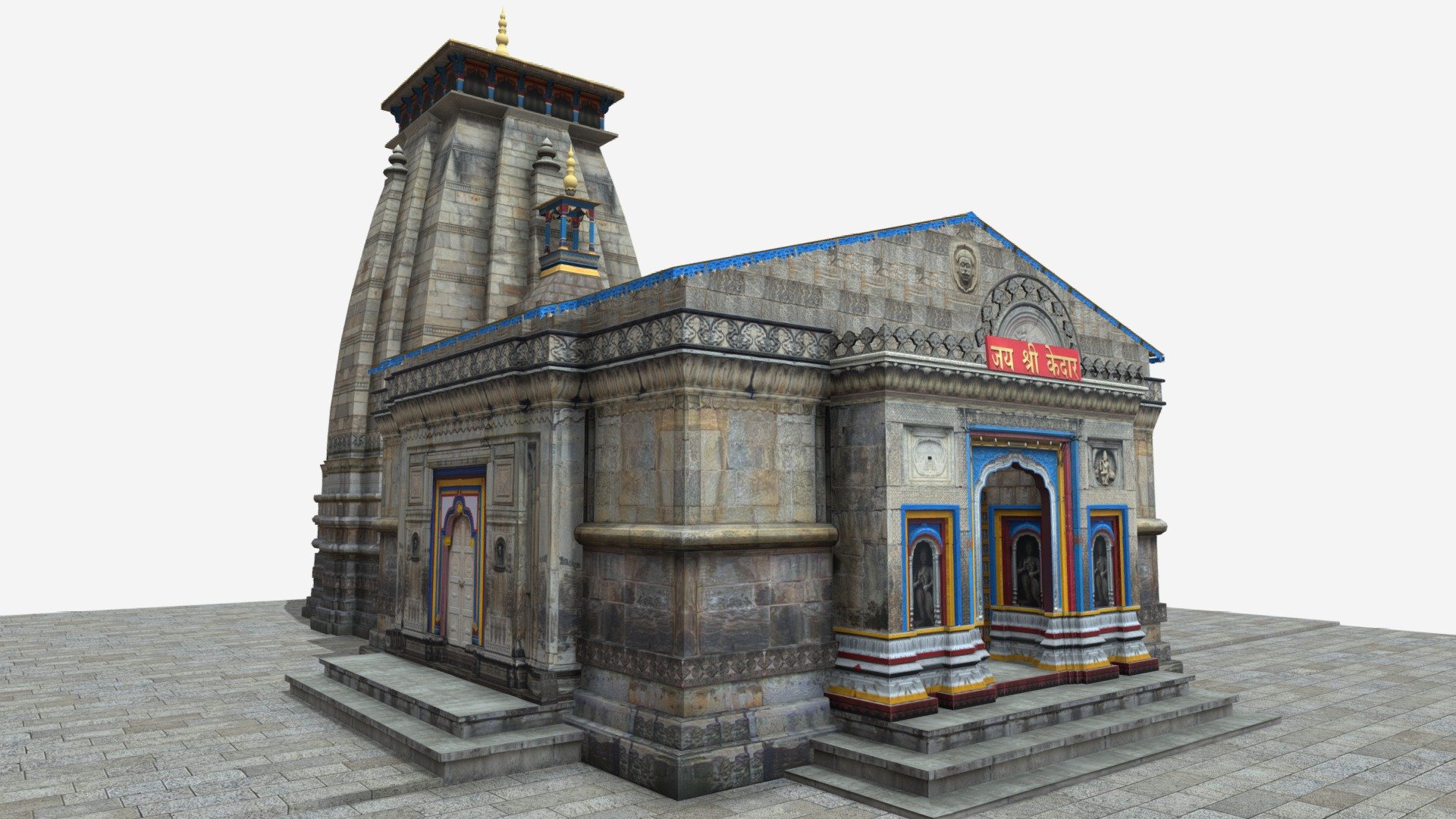 Kedarnath Mandir - 3D model by VIPIN BISHT (@vipinbisht009) [898b638 ...