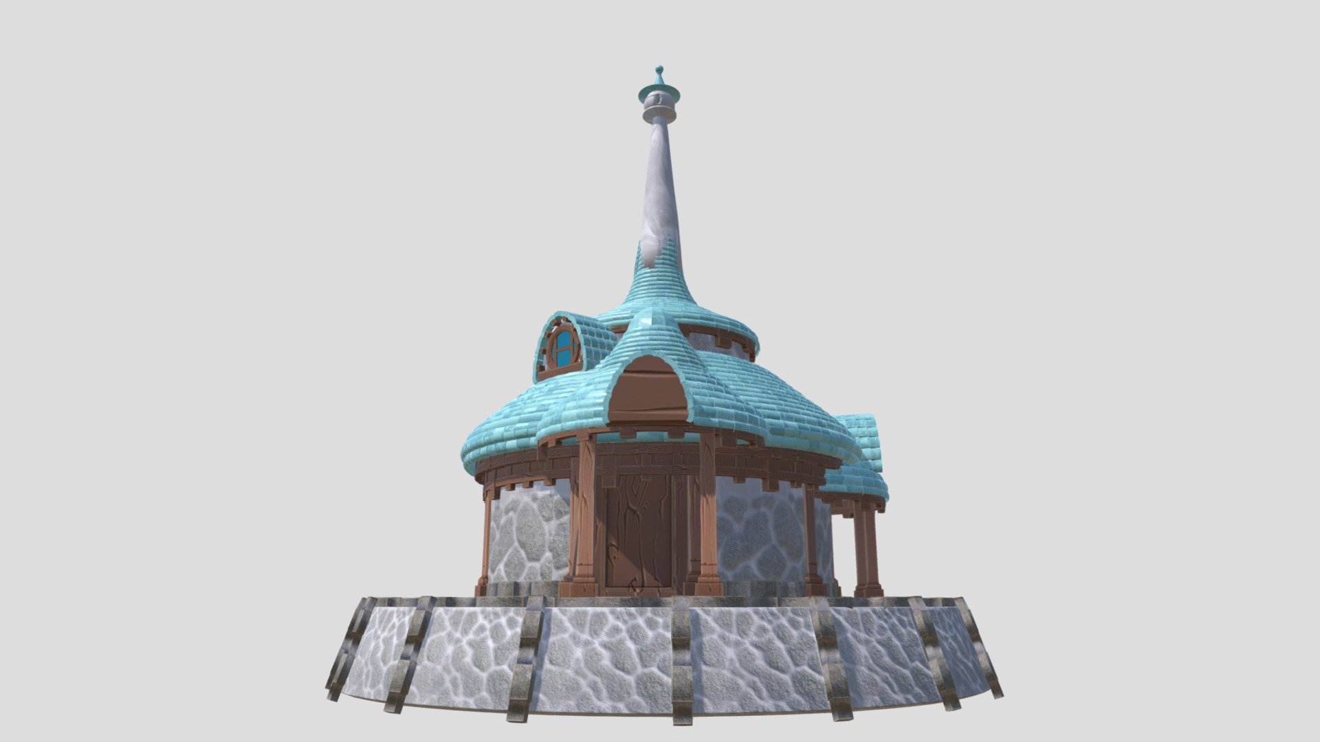 fantasy buildings - Download Free 3D model by one ear (@bubooo2121 ...