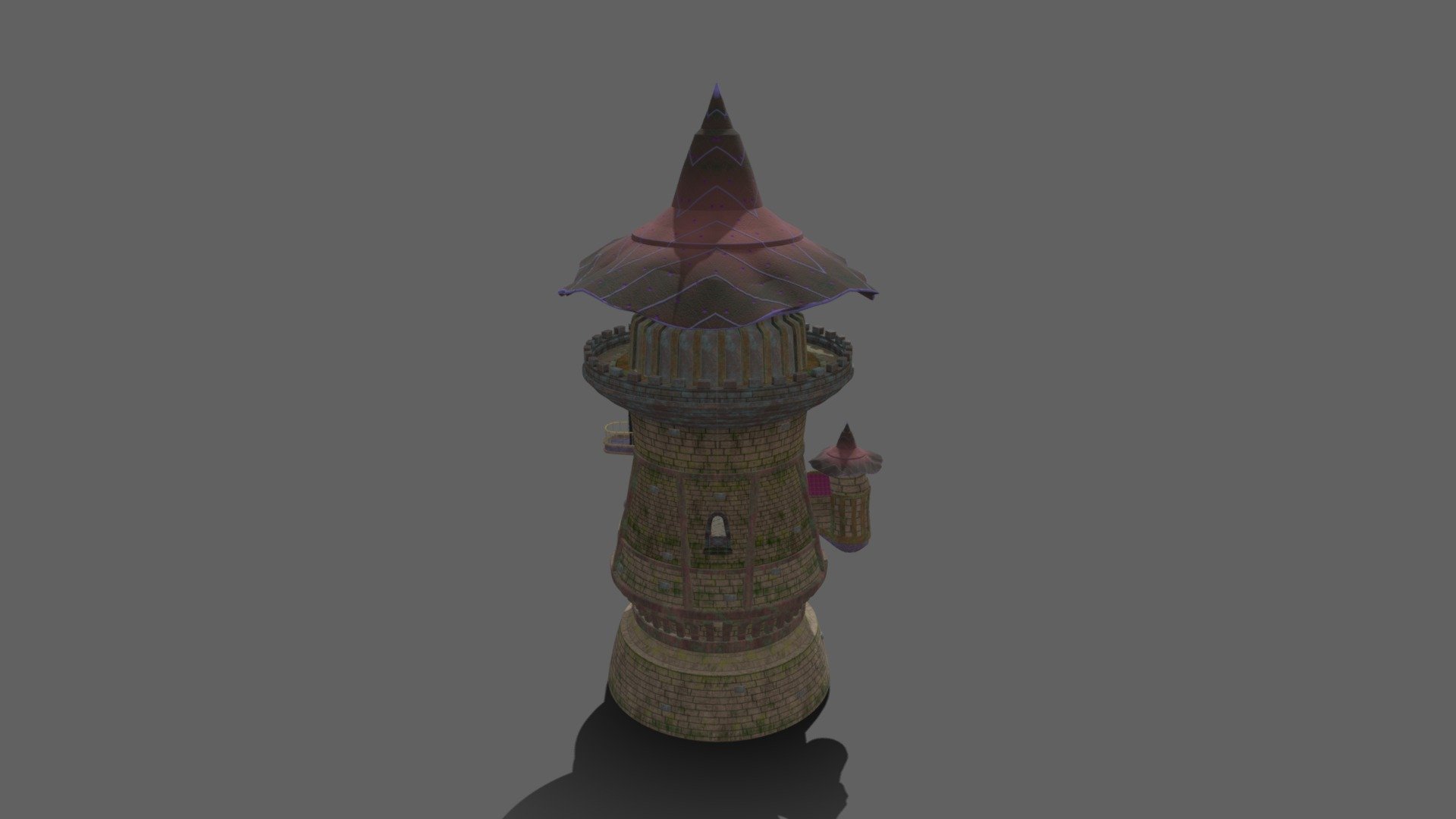 Fantasy Tower - 3D model by Peanut_Motor [898c5d0] - Sketchfab